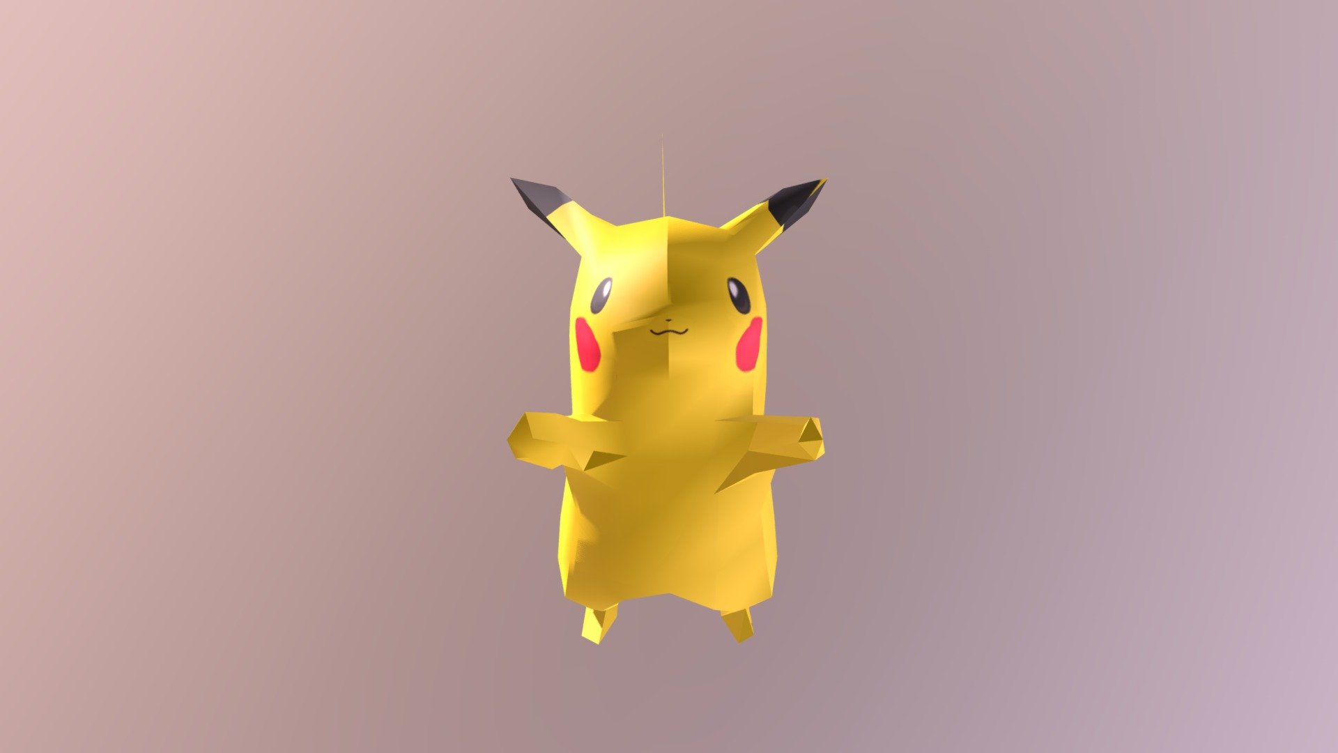 Pikachu - 3D model by Pairat.Boonprakong [6ea6141] - Sketchfab