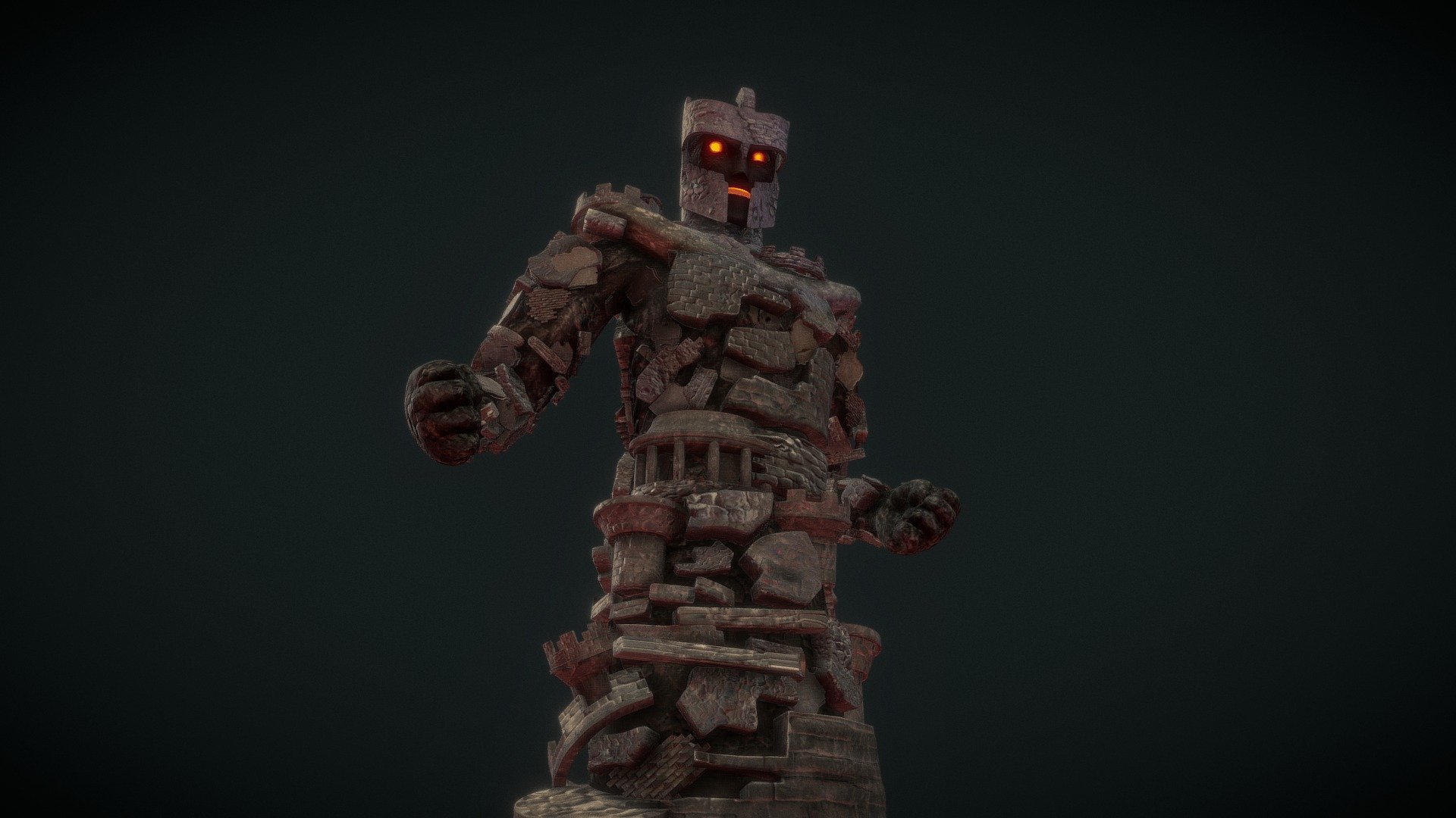Castle Man - 3D model by shanaya [6ea6217] - Sketchfab