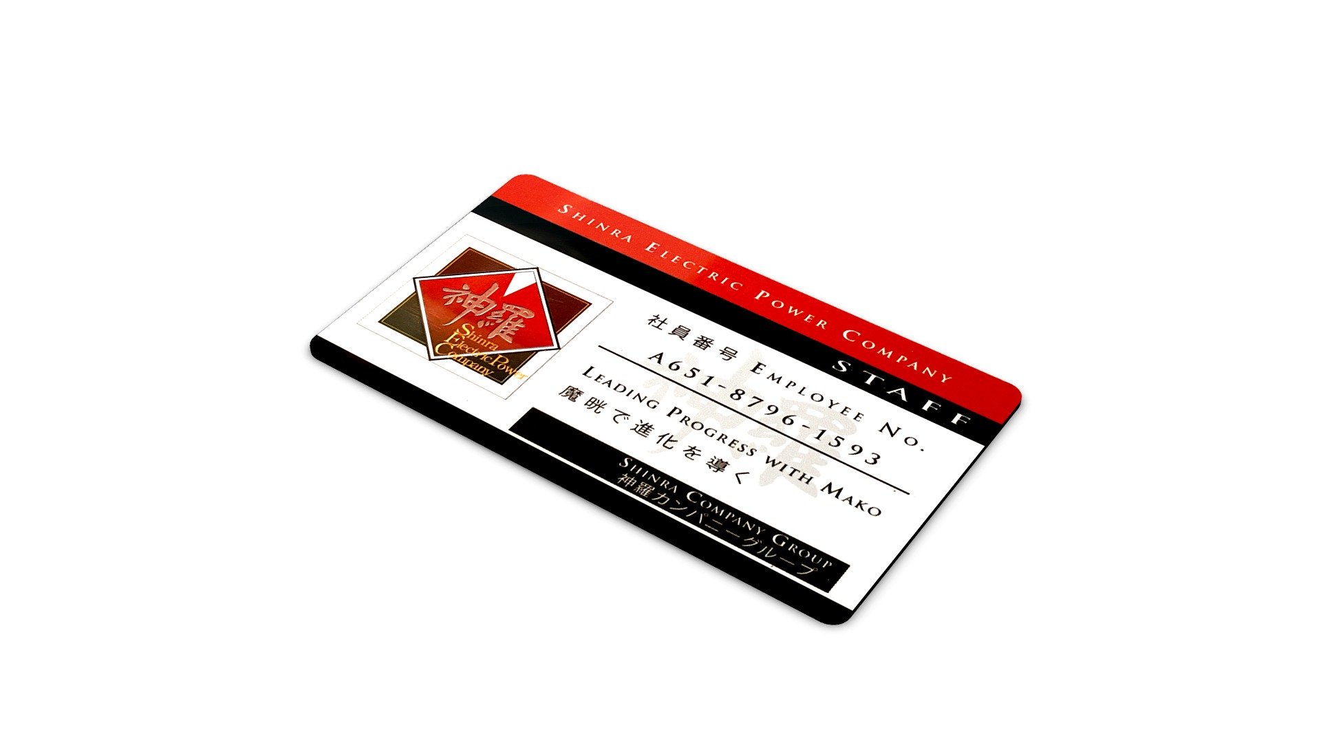 Shinra Employee Card - 3D model by rtql8d [6ea6d41] - Sketchfab