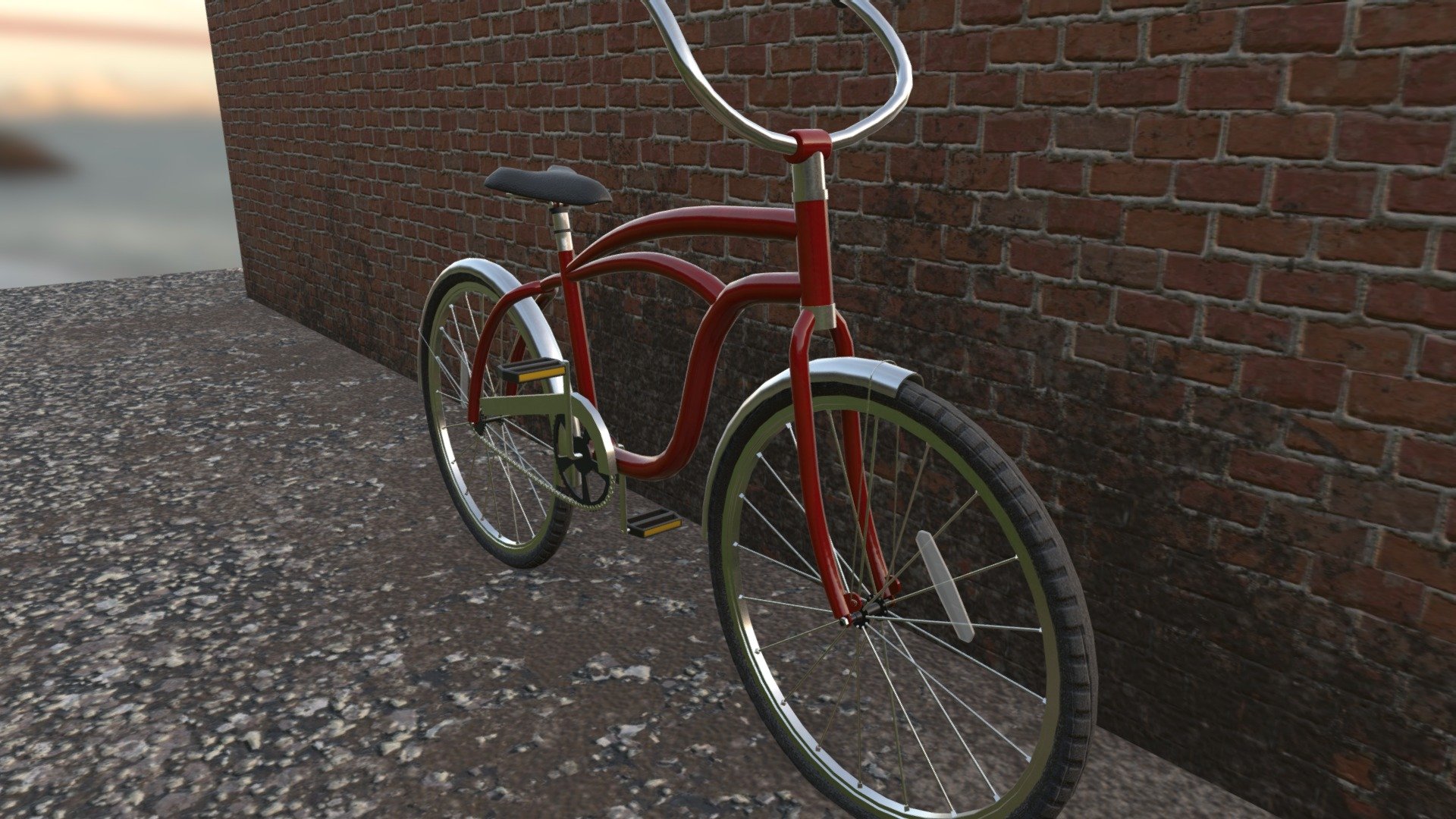 Bicycle - 3D model by MainArtsNStuff [6ea86bb] - Sketchfab