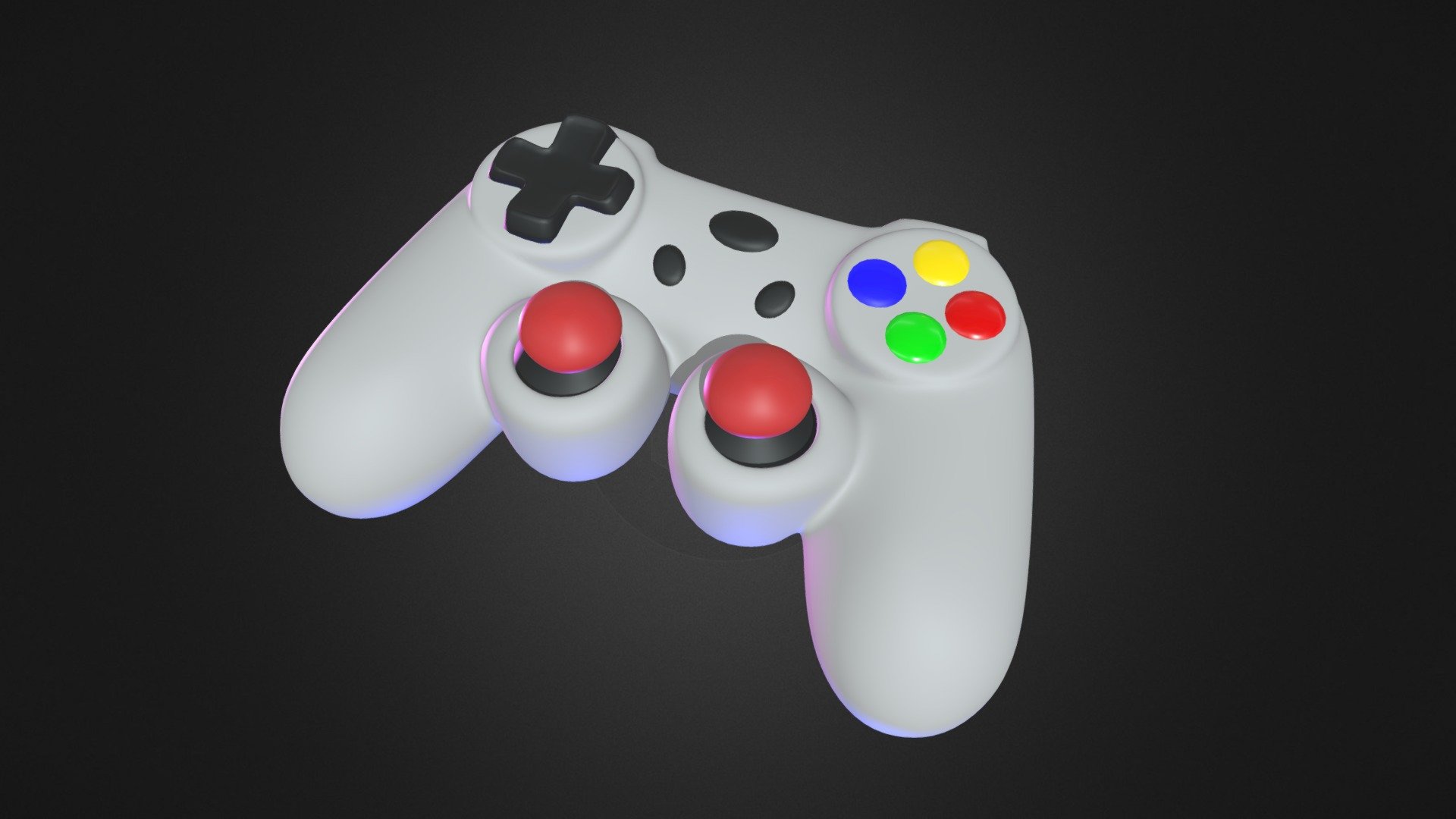 Minimal GamePad - Download Free 3D model by MHKstudio [6ea9086] - Sketchfab