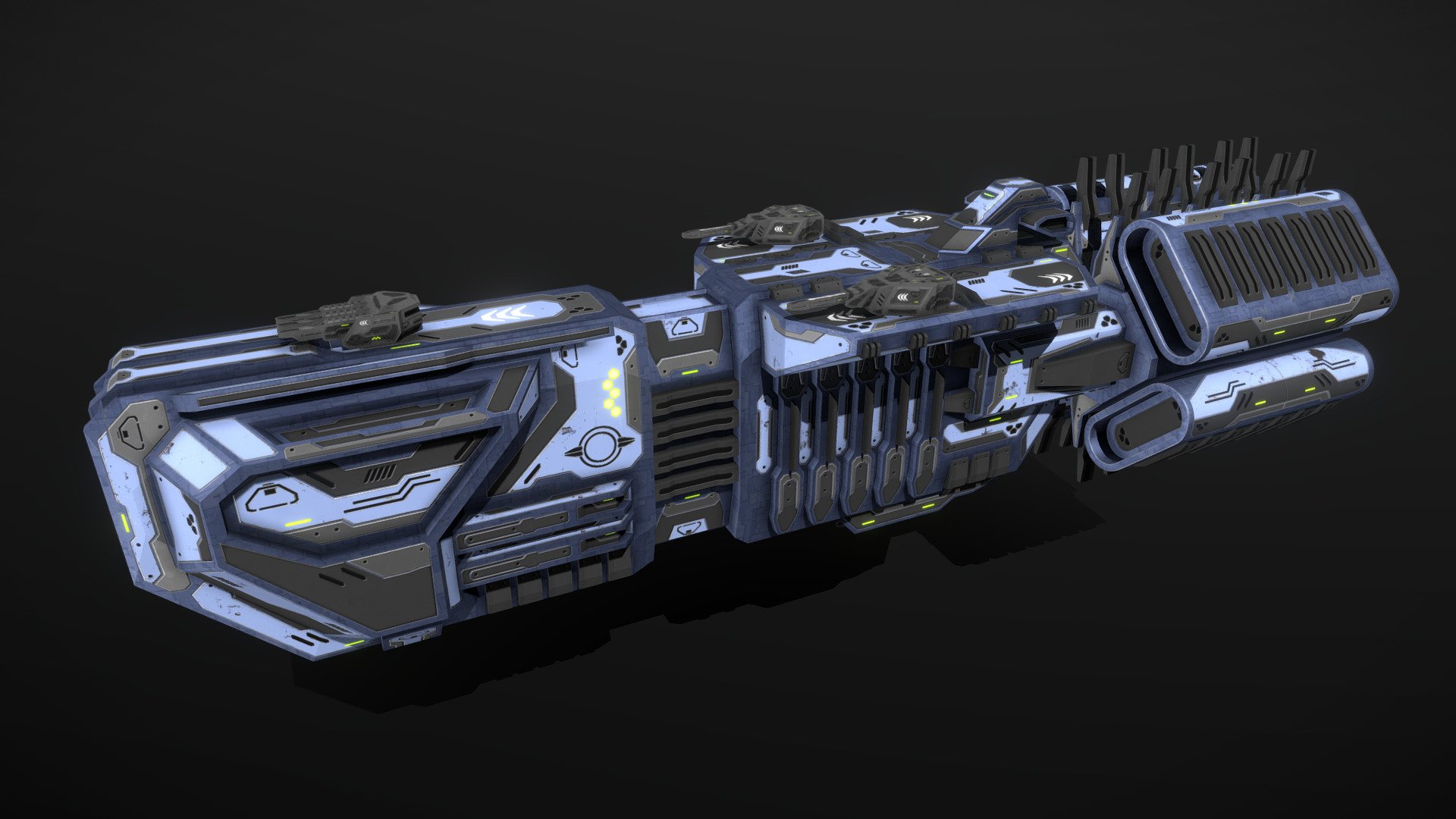 Enkar Republic Cruiser Pertun - Buy Royalty Free 3D model by MSGDI ...