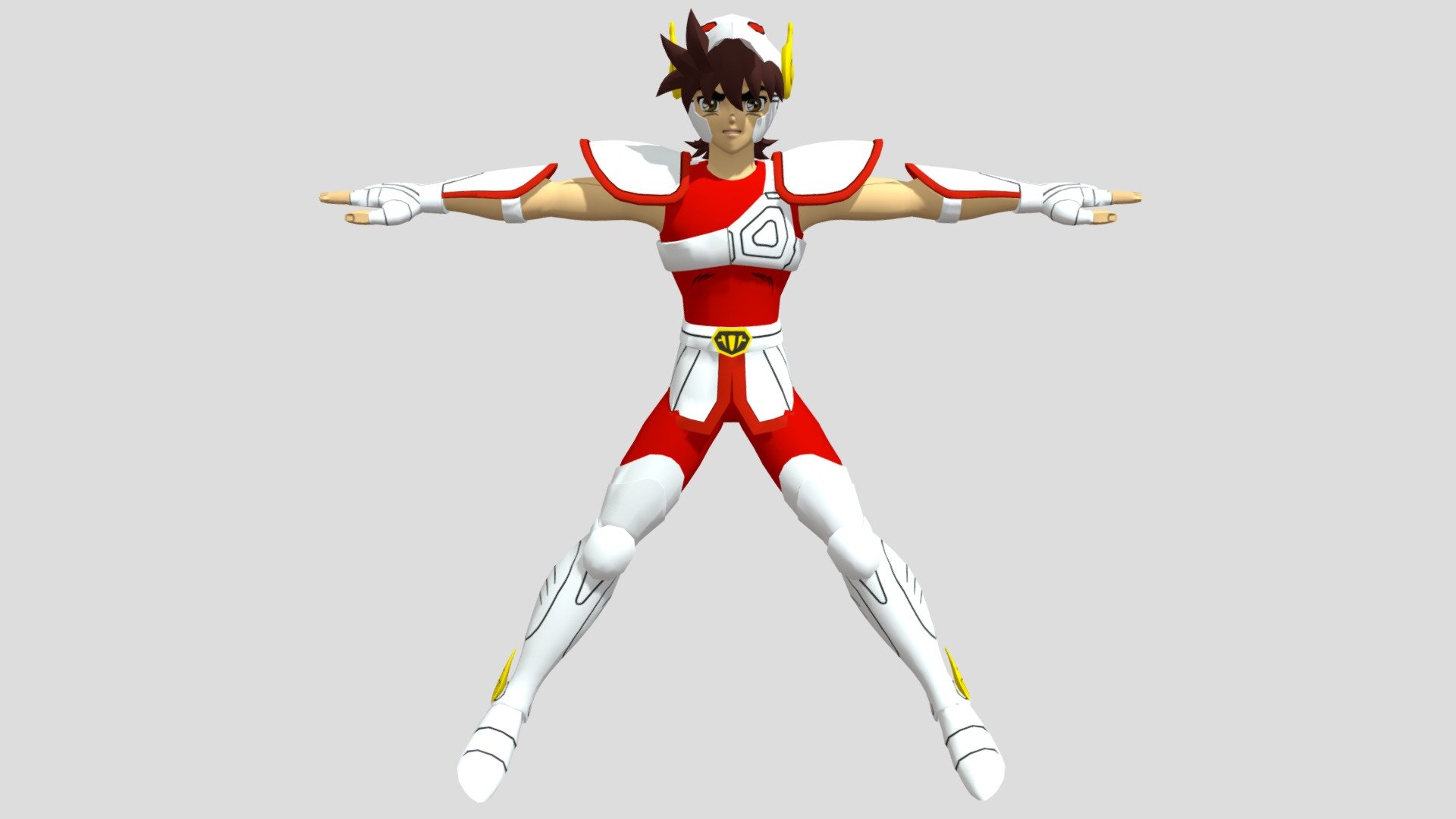 SEIYA (PEGASUS - FIRST BRONZE CLOTH) - 3D model by Cameron Carson ...
