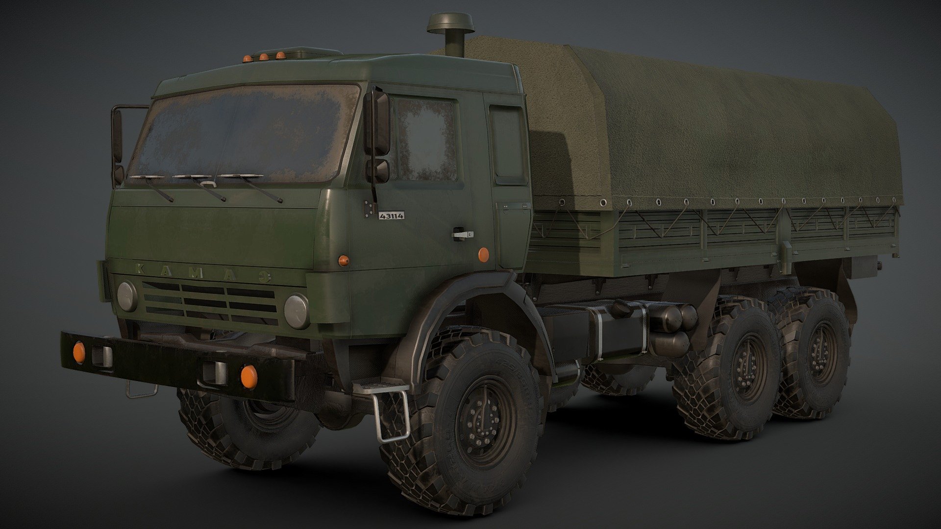 Kamaz 43114 - Buy Royalty Free 3D model by andersonfo [6eaa1d4 ...