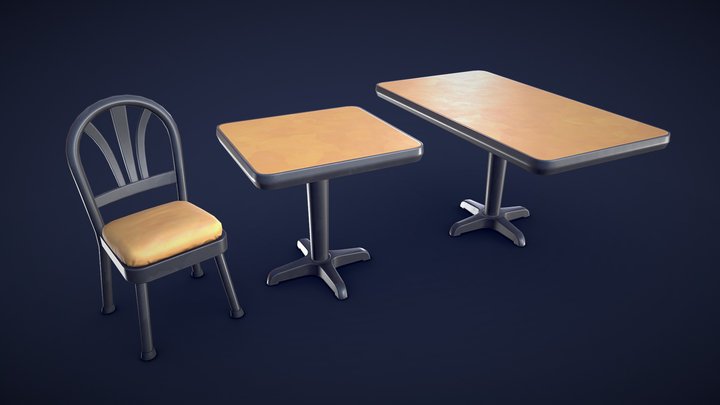Tables 3D models - Sketchfab