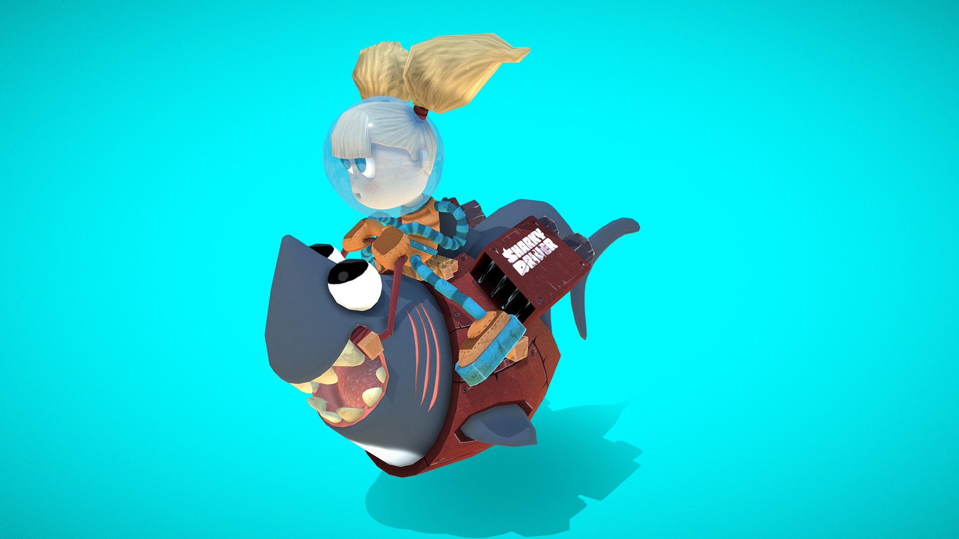 Sharky Driver - 3D model by Pawel Kono (@PawelKonopinsky) [6eac073 ...