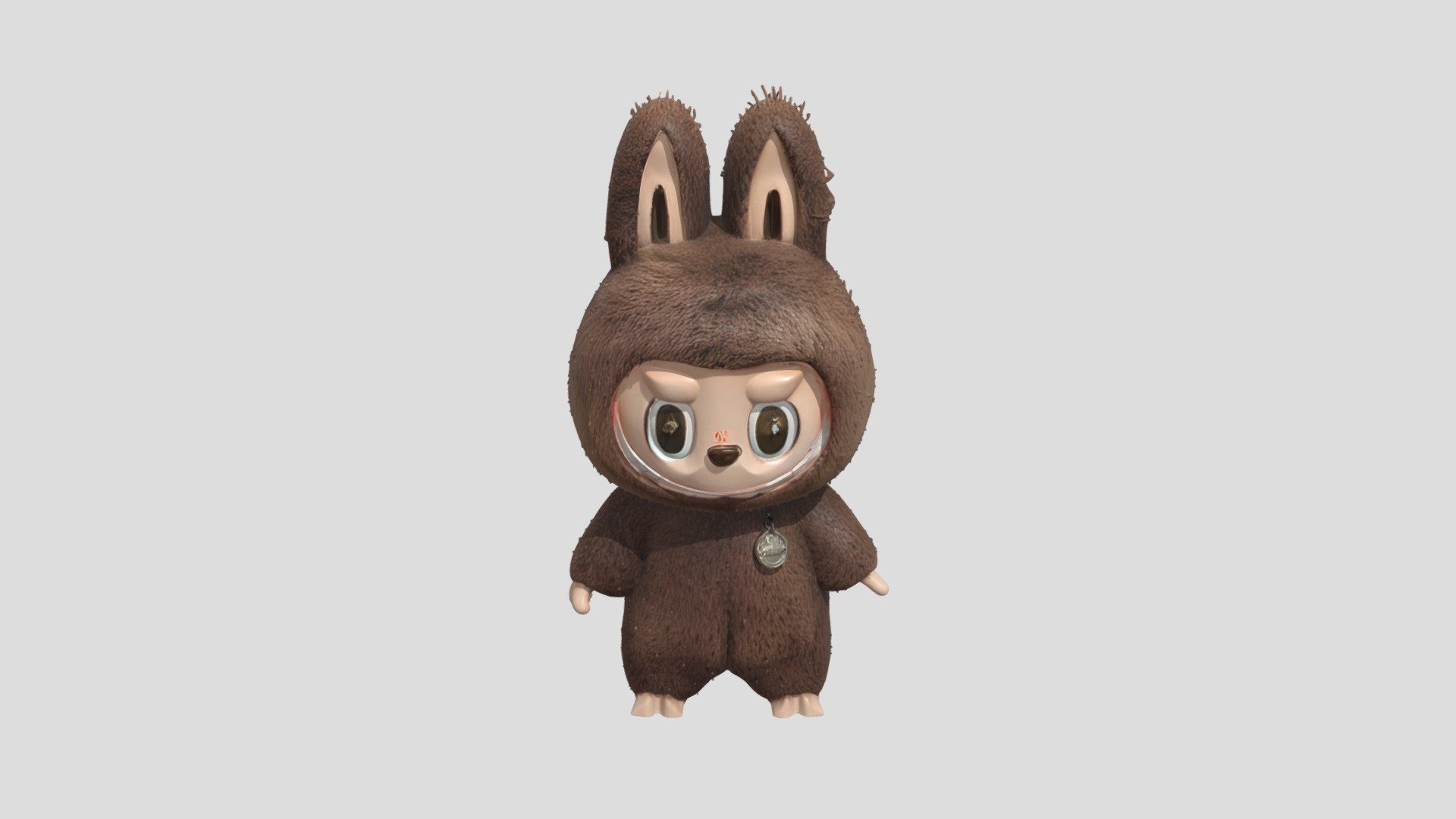 plush labubu keychain character - Download Free 3D model by Cartoon cat ...