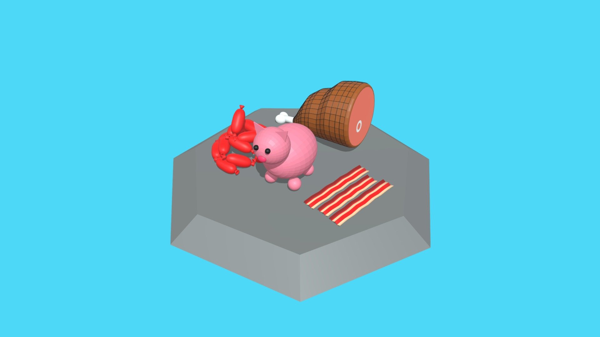 Pig Related Props - Download Free 3D model by Luckster [6ead79d ...