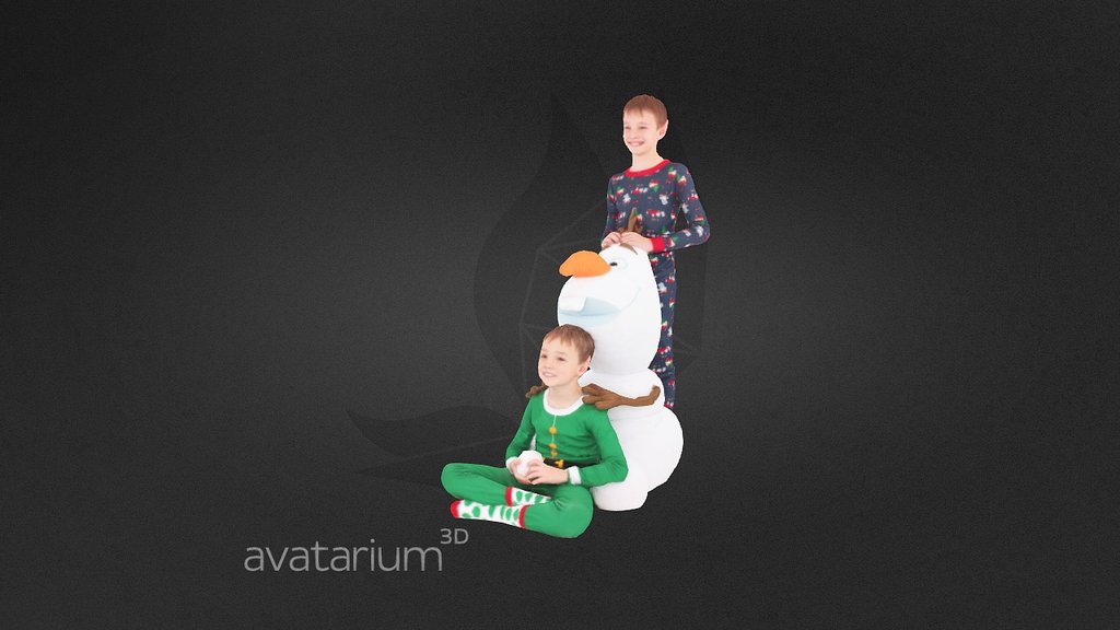 Jack and Aiden Christmas Elves - 3D model by Avatarium 3D (@avatarium3d ...