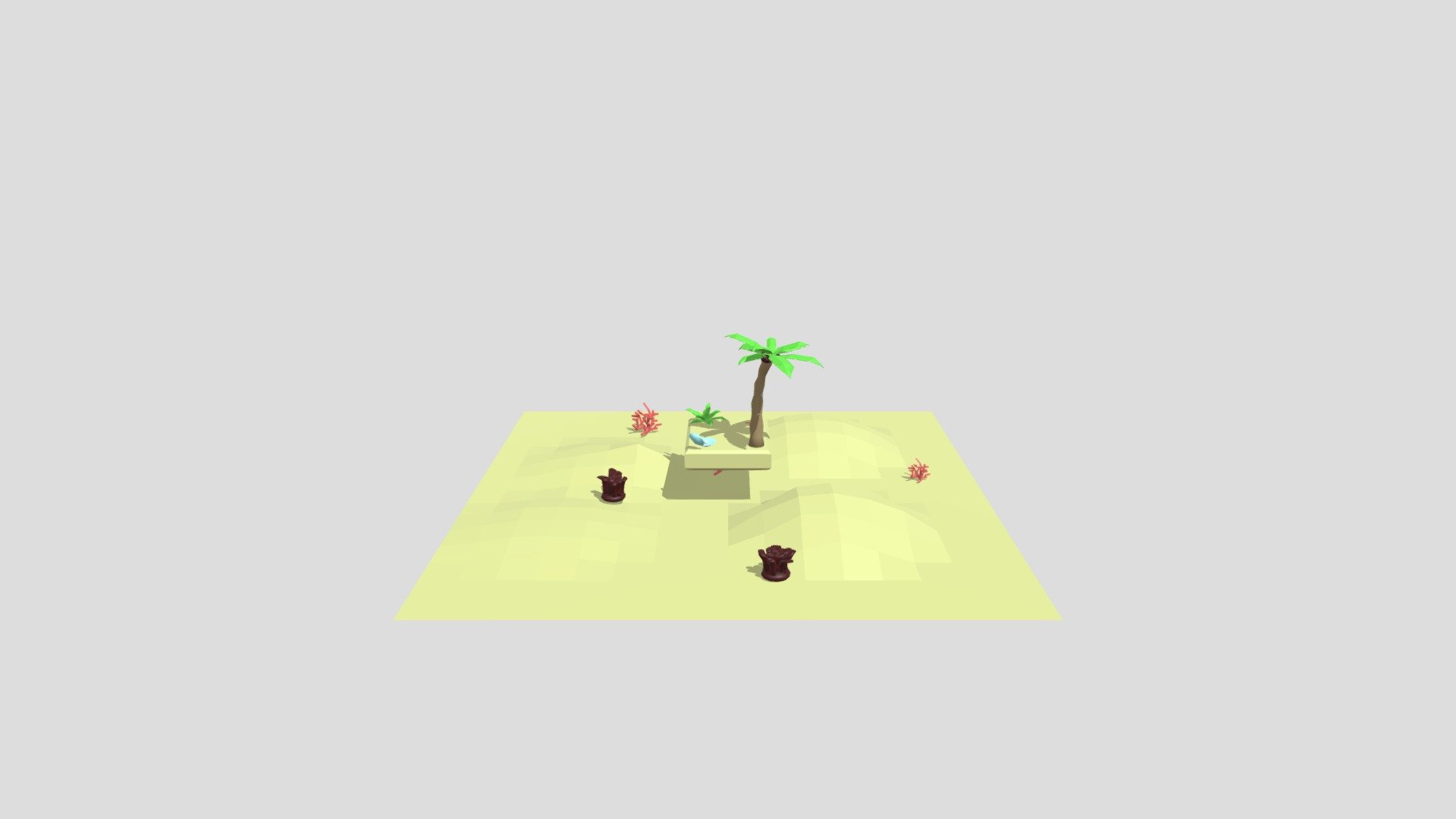 Beach Block - 3D model by Merve Aras (@mervearas) [6eaf7b5] - Sketchfab
