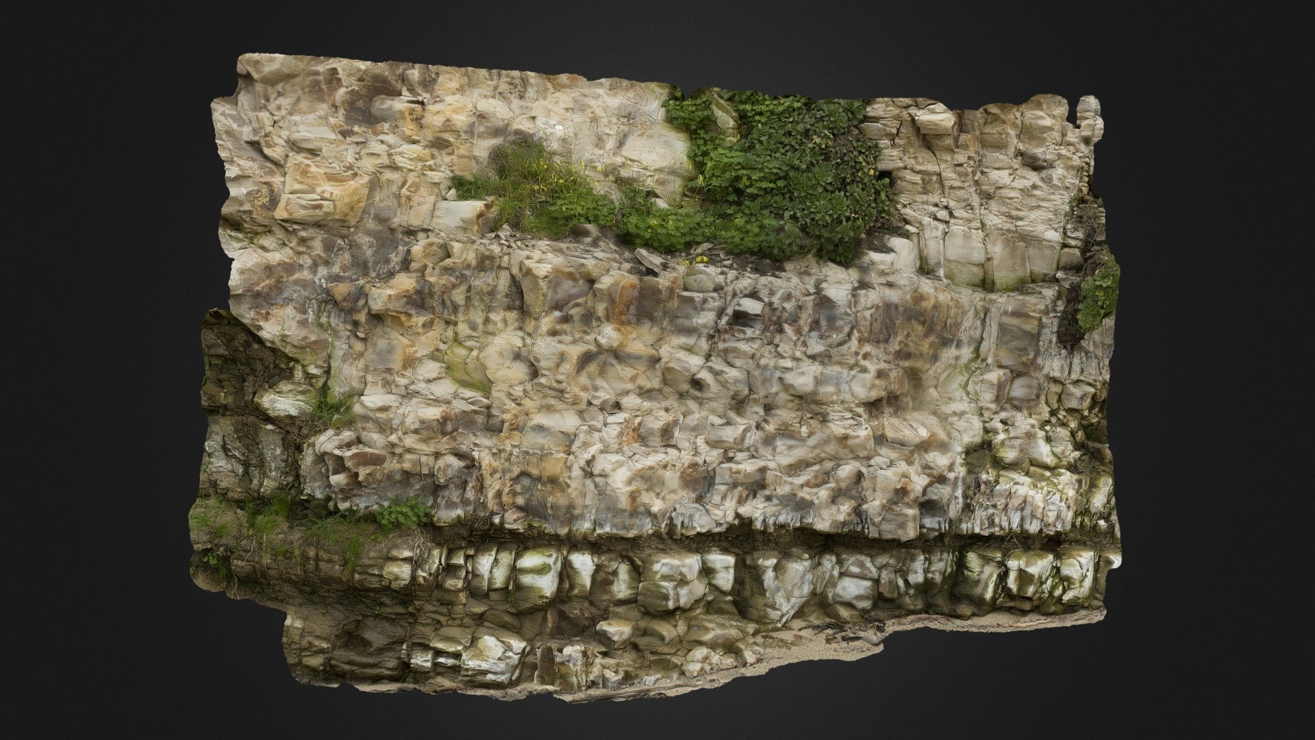 Rock face with photos from SLR - 3D model by Abby Crawford (@abby ...