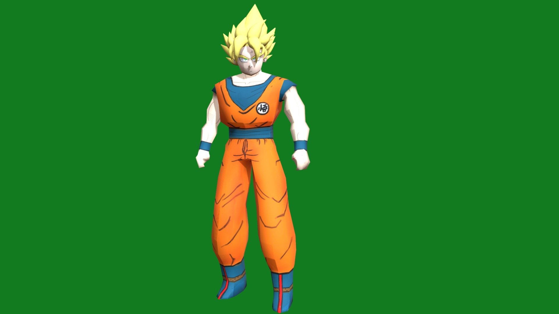 Goku Super Saiyan - 3D model by Salstar123 (@Syed.Salman.Haider ...