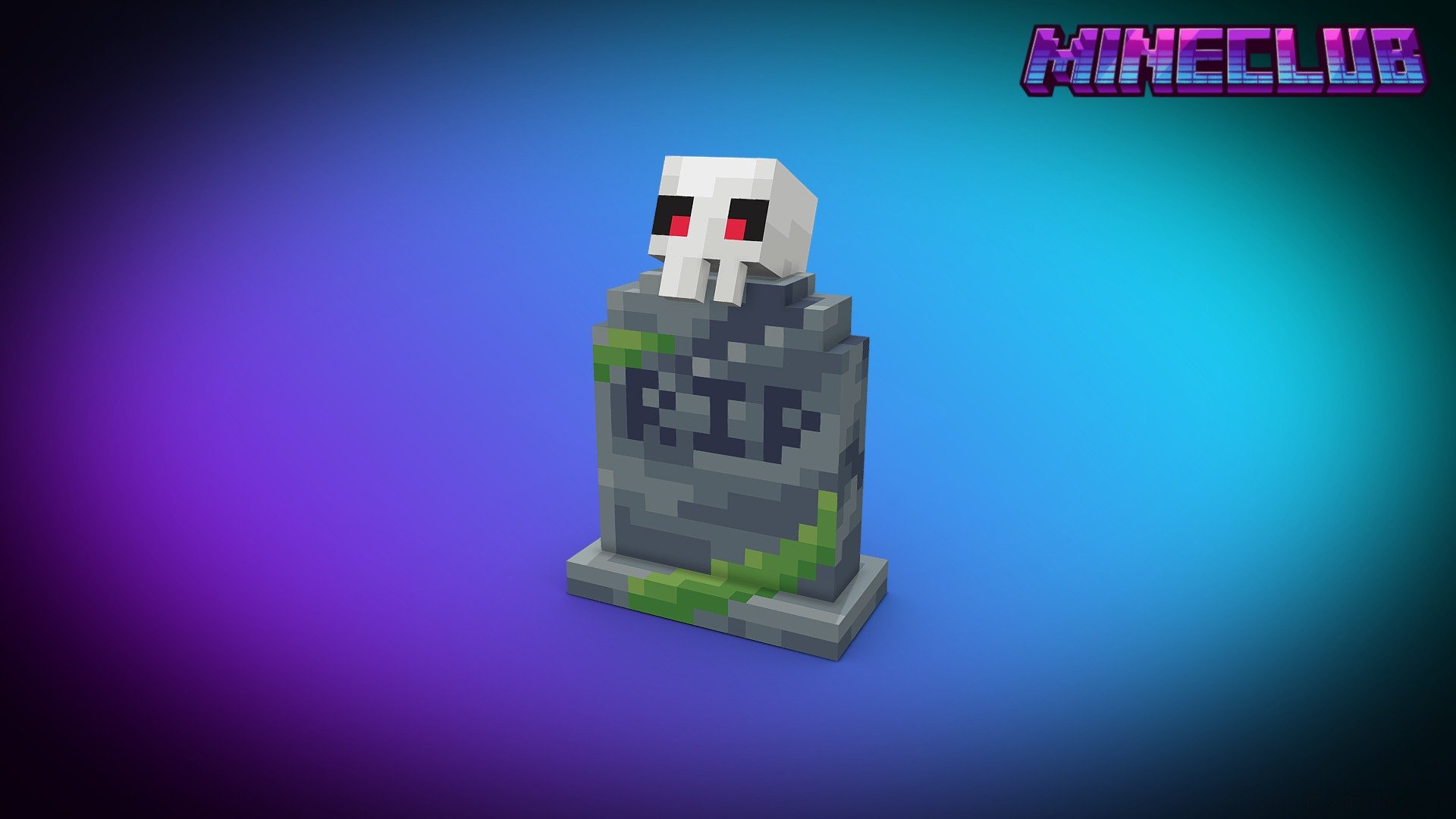 Mineclub | Gravestone - 3D model by V-Artistry (@Vahlgoul) [6eb195e ...