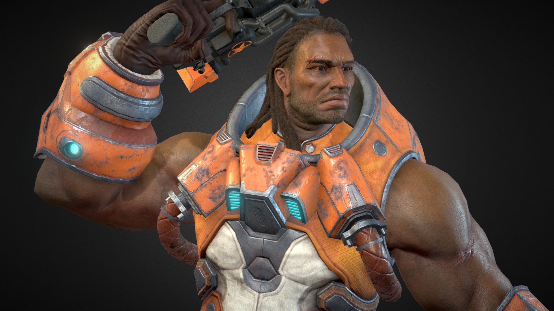 Cyborg - Download Free 3D model by Waveforce Studio (@waveforcestudio ...