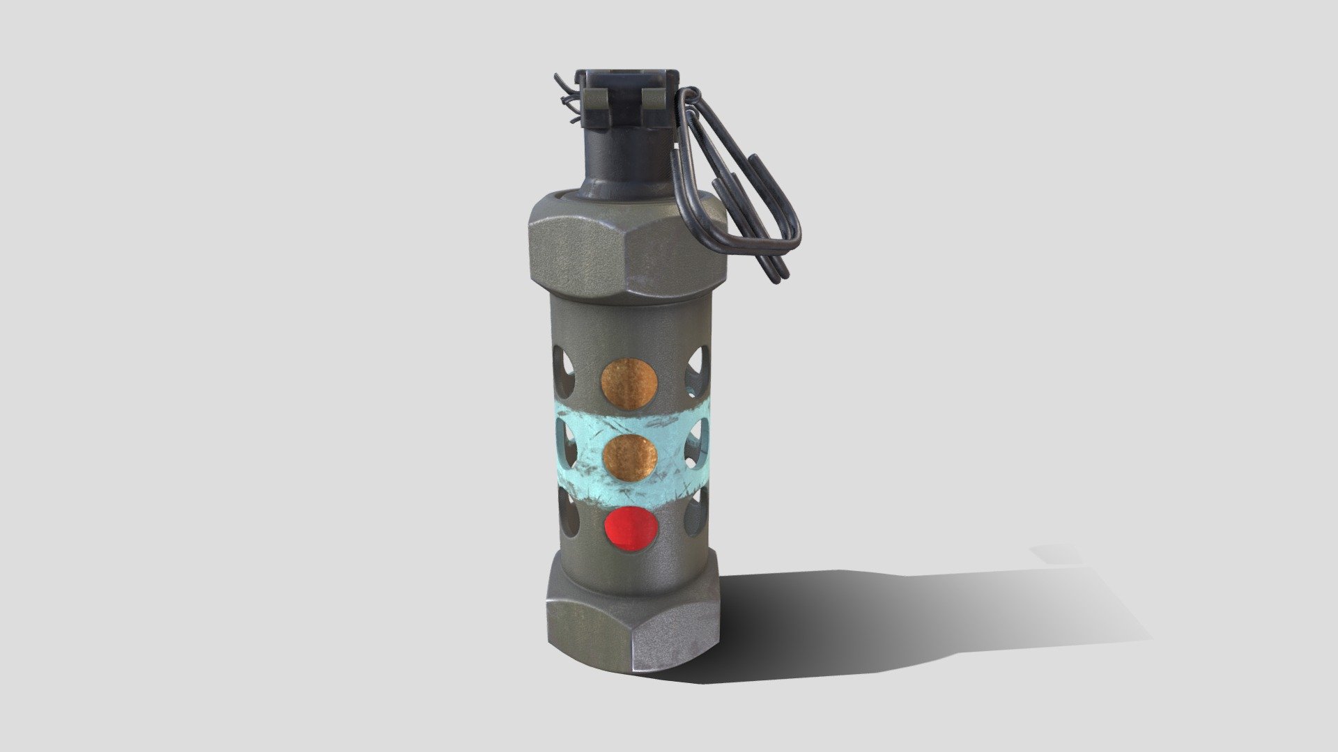 M84 Flash Bang Stun Grenade - 3D model by LOLDO [6eb391e] - Sketchfab
