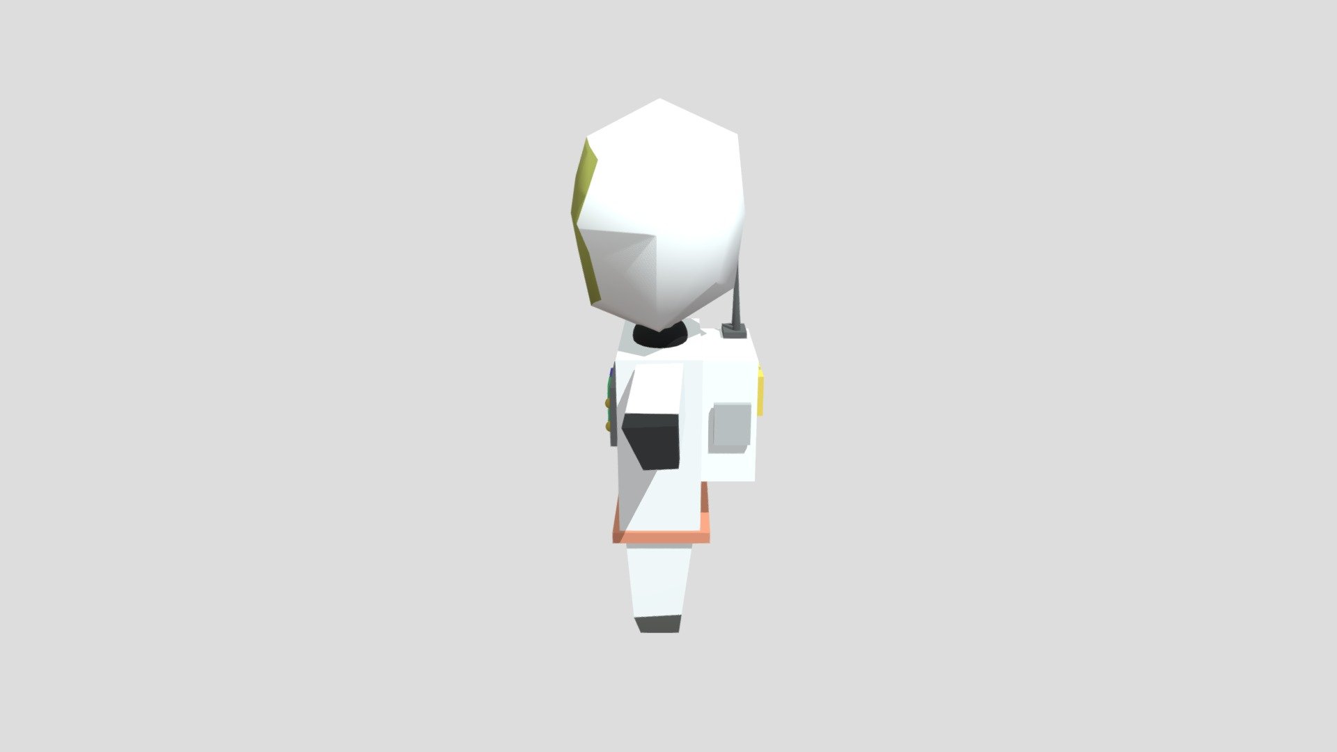 Astroman First draft - 3D model by Joshua Boone (@Joshboo) [6eb397f ...