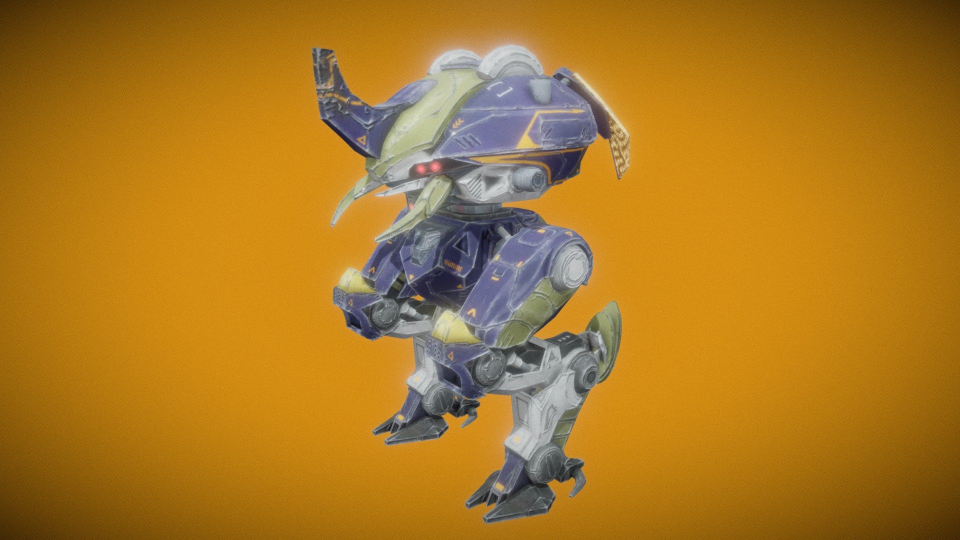 MECHA Robot XR-334 - Buy Royalty Free 3D model by Luna Studio ...