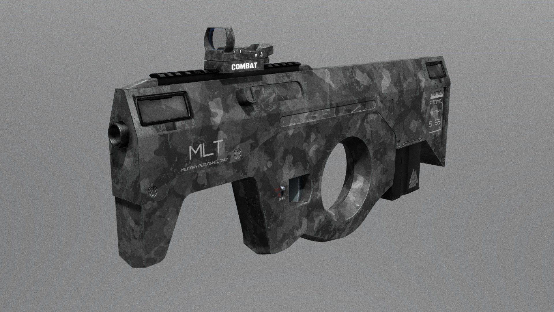 Bullpup Rifle - Buy Royalty Free 3D model by Karevus (@kaliukh ...