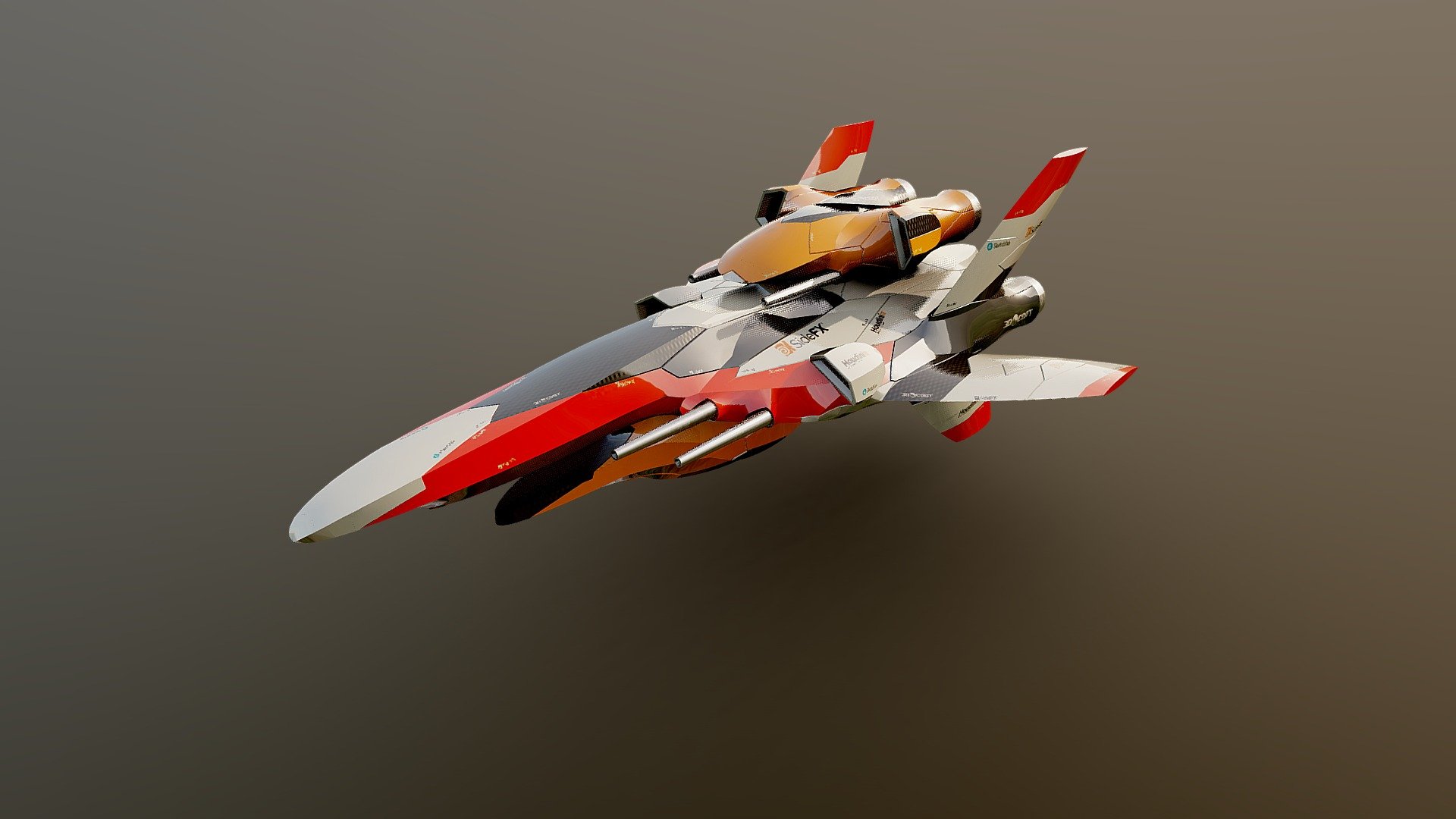 Procedural Hard Surface Modeling Test 10.025 - 3D model by asaito ...