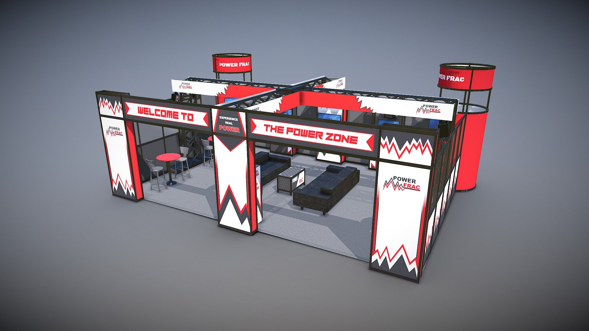 Power Zone Custom Booth Example #1 - Download Free 3D model by Gulbrand ...