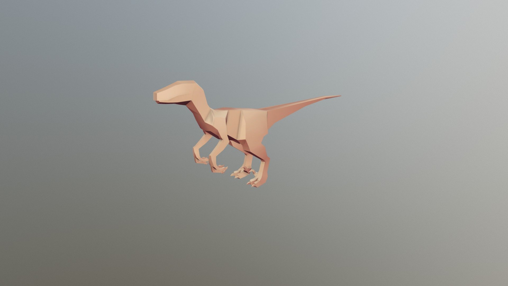 Velociraptor (featherless) - 3D model by WhiteleafArts [6eb70e2 ...