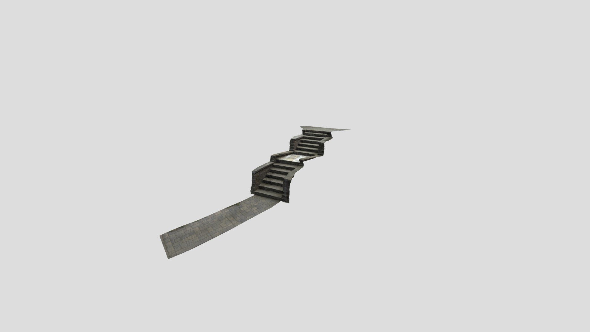 stone stairs_final - 3D model by zejequzi [6eb7555] - Sketchfab