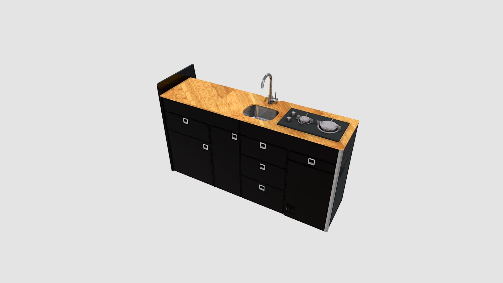 V6 XL Campervan Kitchen Pod - 3D model by evomotiondesign [6eb7e53 ...
