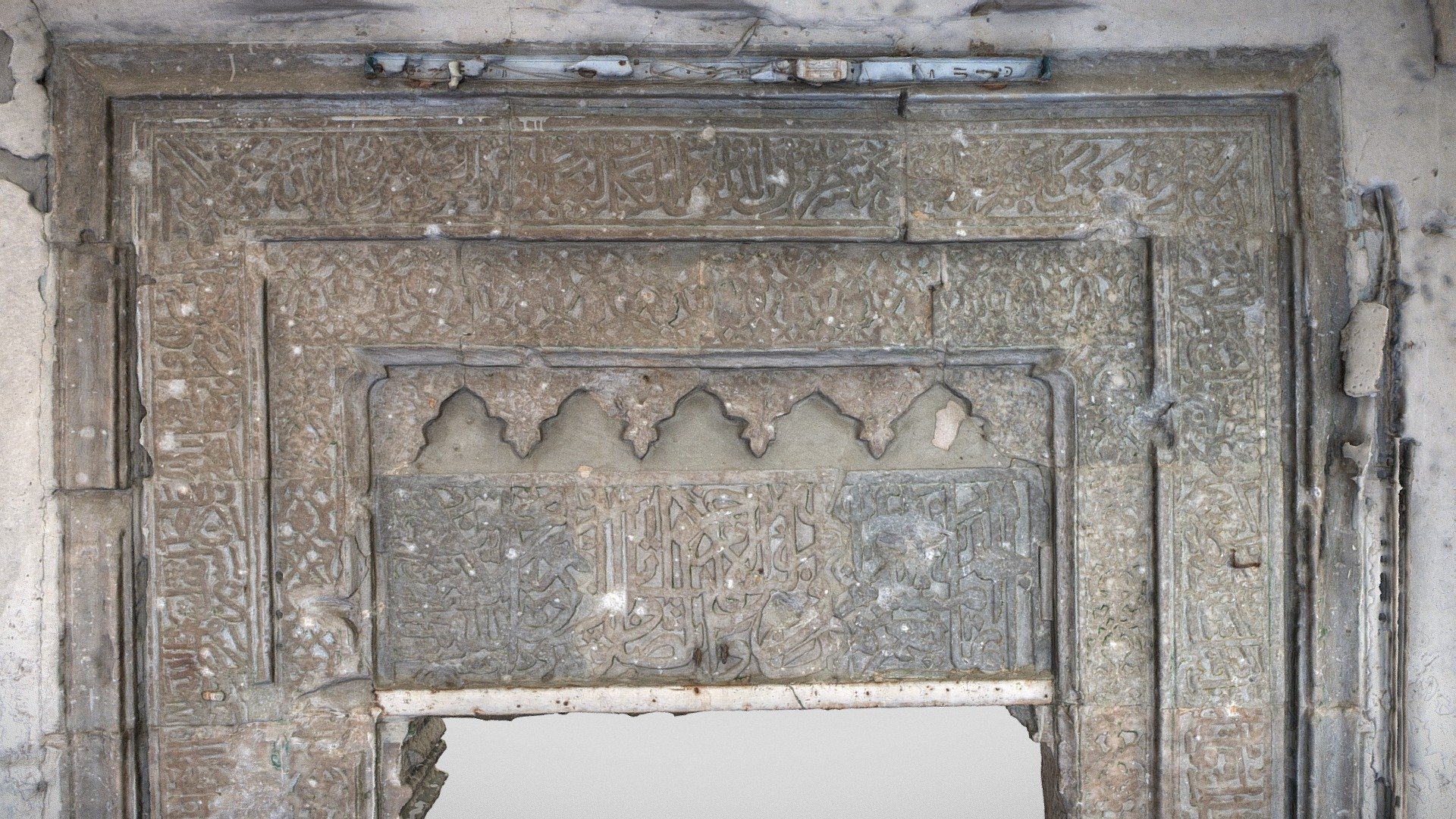 Main door - Al Aghwat Mosque - 3D model by Moyasser [6eb81ff] - Sketchfab