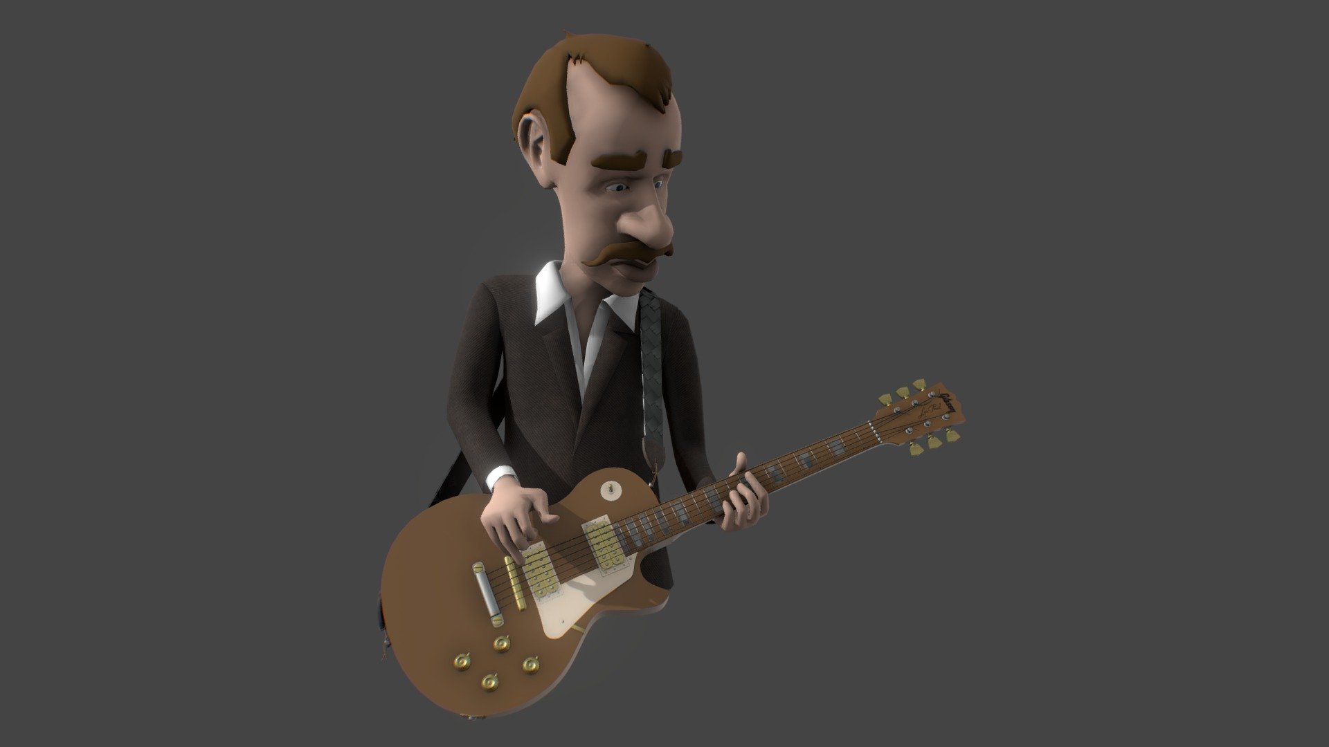 Guitar Player - 3D model by ahmed_jlil (@ahmed_jlil_) [6eb8988] - Sketchfab