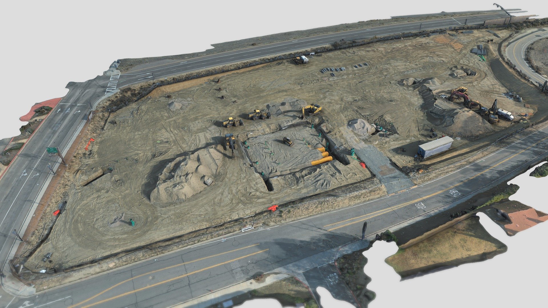 Construction Site 008a Simplified 3d Mesh - Download Free 3D model by ...