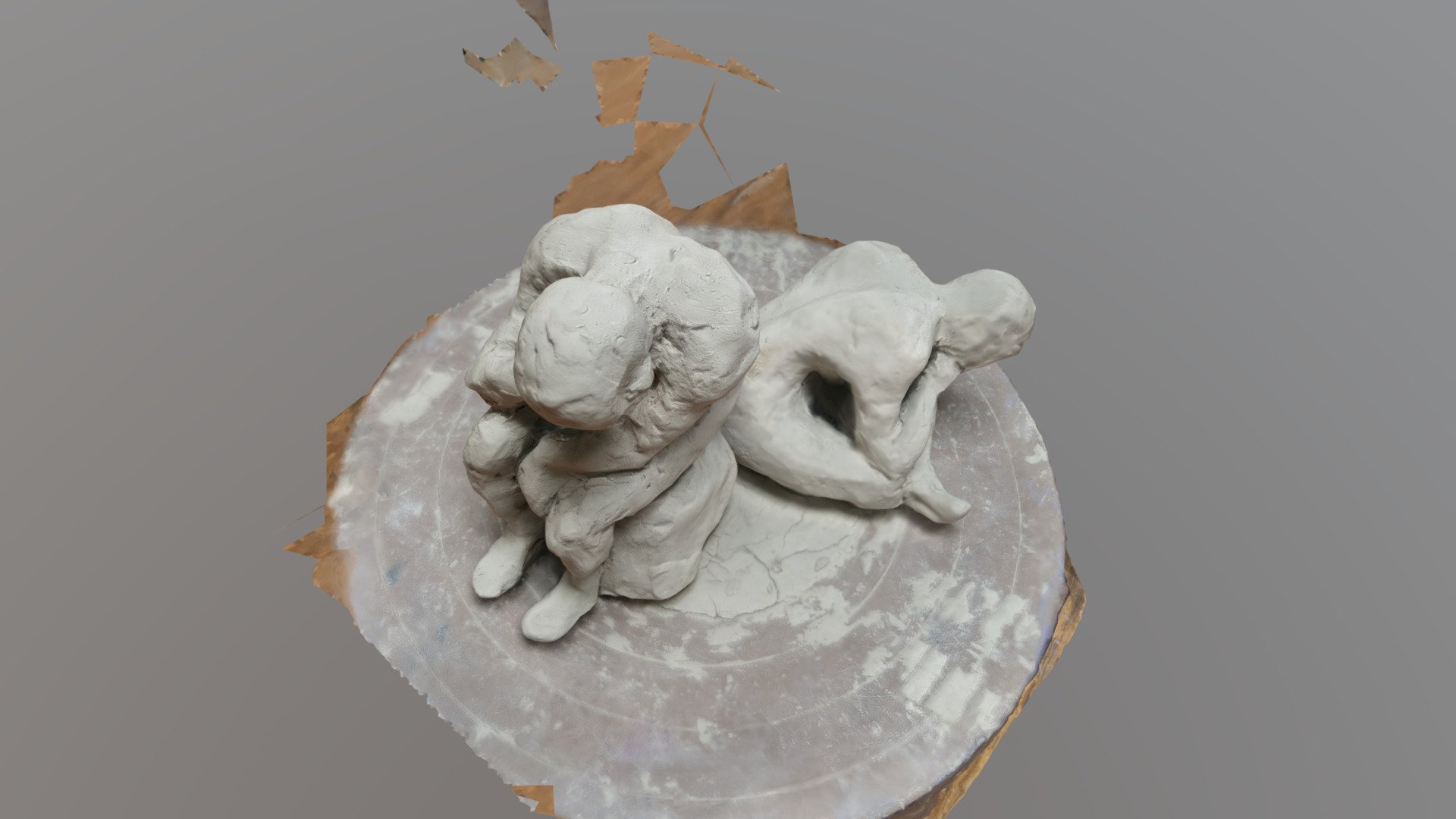 Two Gesture Studies - 3D model by OHIOPLAID [6ebbd7e] - Sketchfab