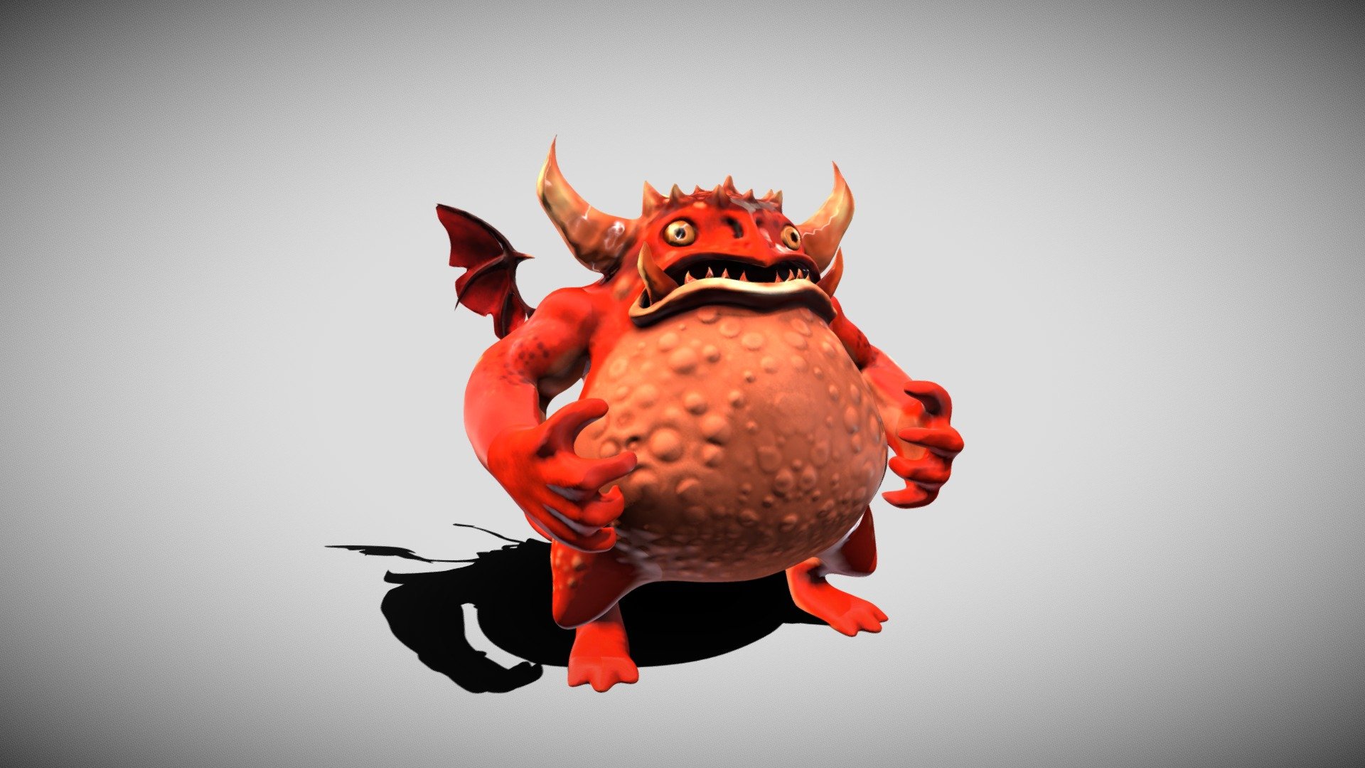 Demon Frog Glutton - 3D model by Raed18 (@raed0ghost) [6ebeab9] - Sketchfab