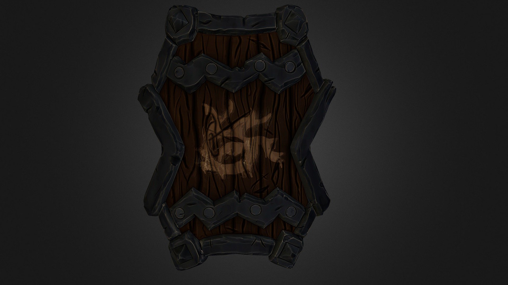 Stylized Shield - 3D model by honeybourned [6ebfbd6] - Sketchfab