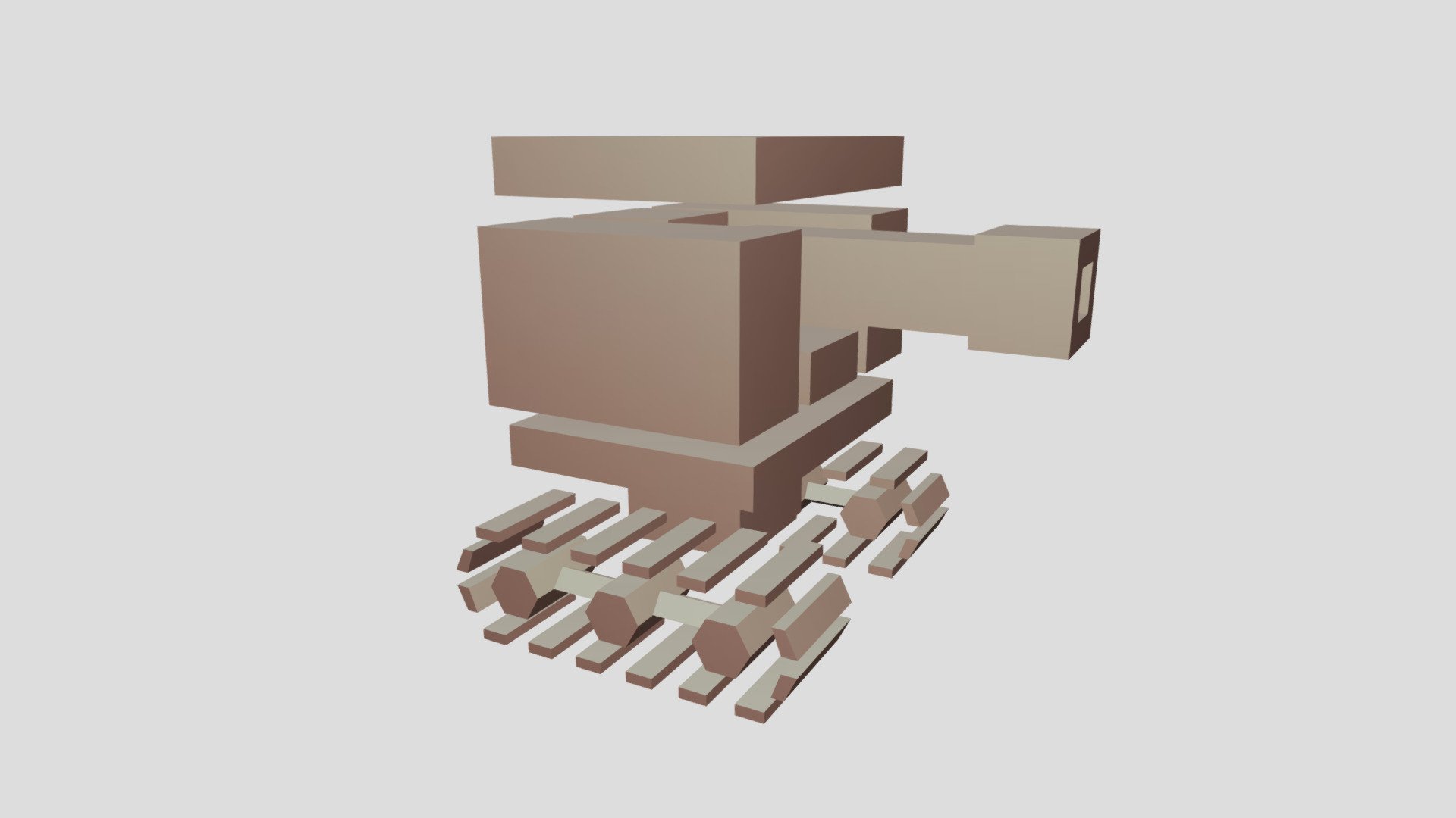 Low-Poly Blocky Destructo Tank - Download Free 3D model by Trockk ...