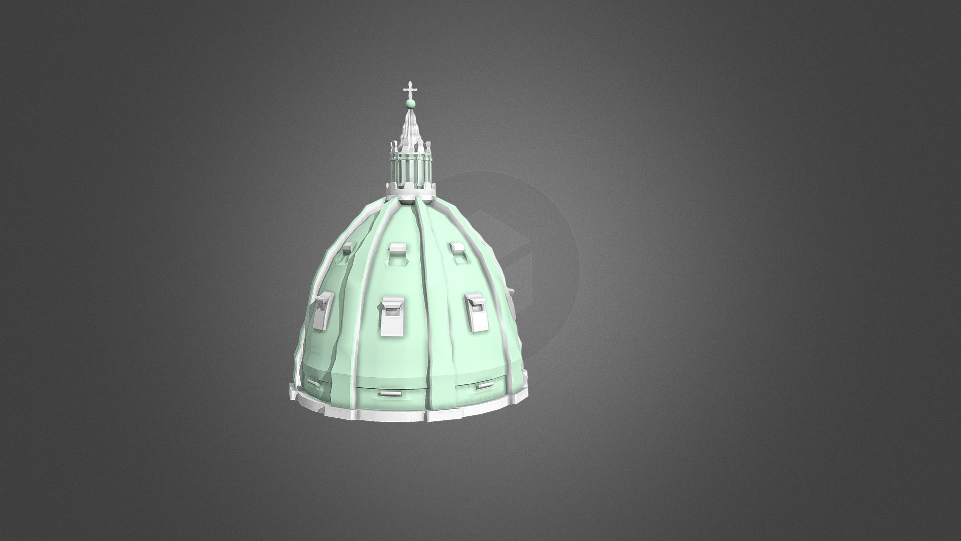 Cupula Barroca Low Poly - Download Free 3D model by ferchomv19 [6ec0fec ...