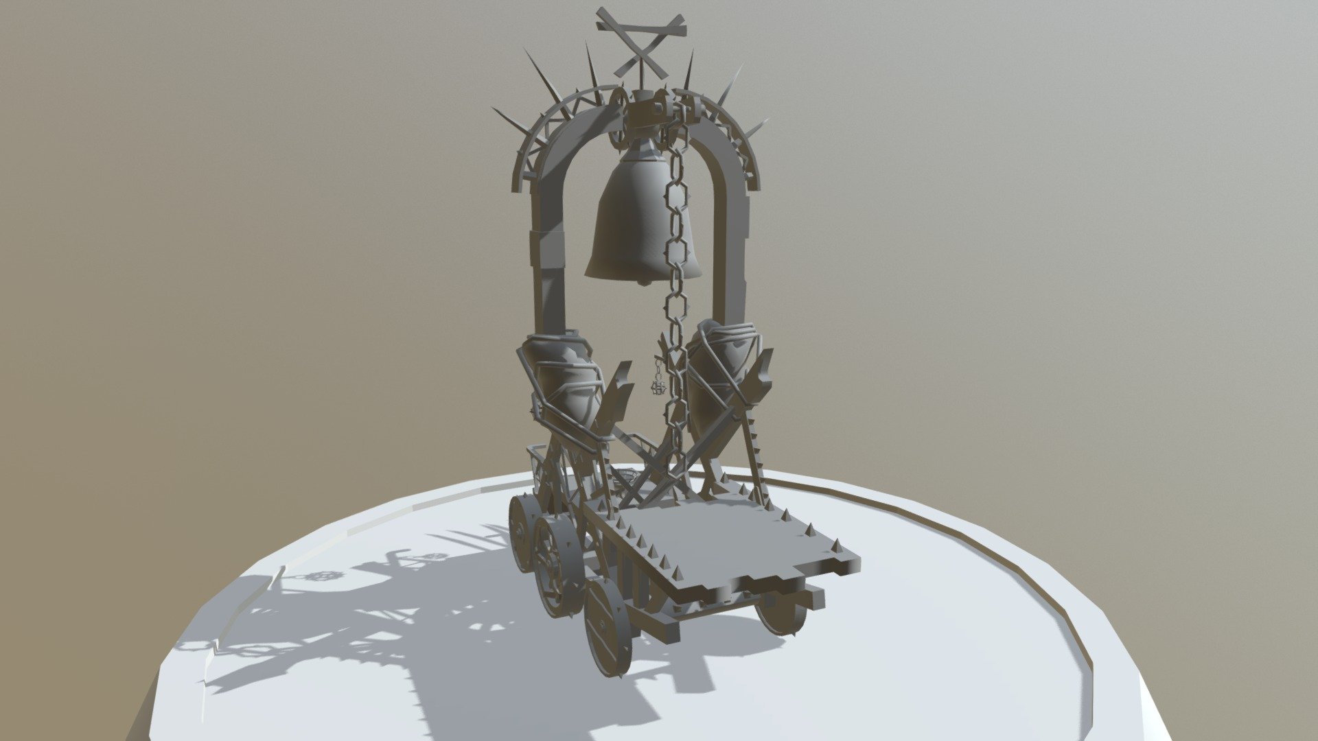 Screaming Bell - 3D model by EsperanzaDR [6ec1214] - Sketchfab