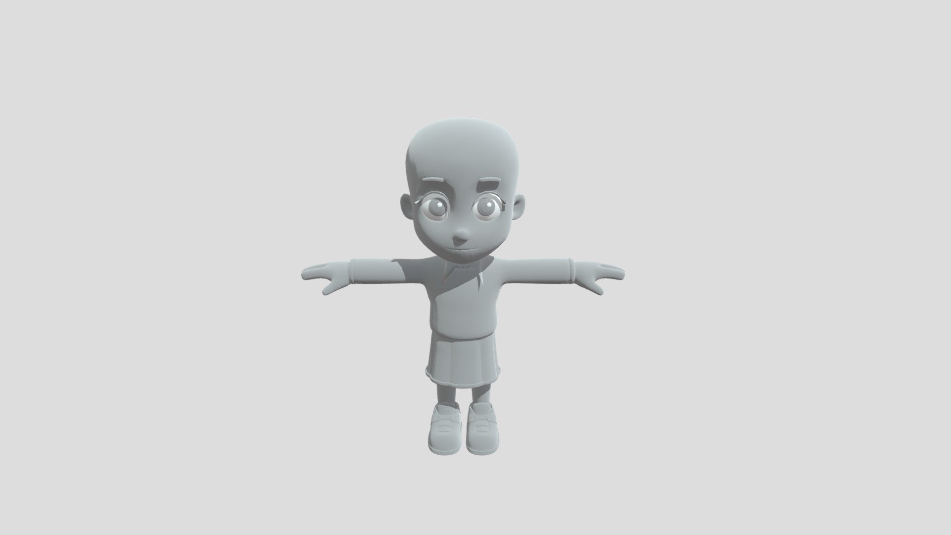 Human/VeggieTales in the House Female Kid Base - Download Free 3D model ...