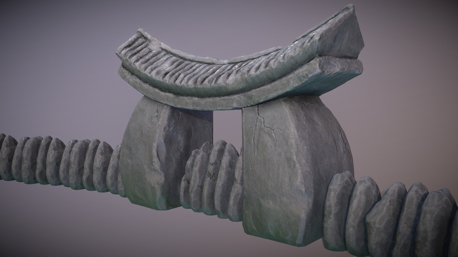 Stylized Stone Torii Gate - Buy Royalty Free 3D model by Mixed8ananas ...