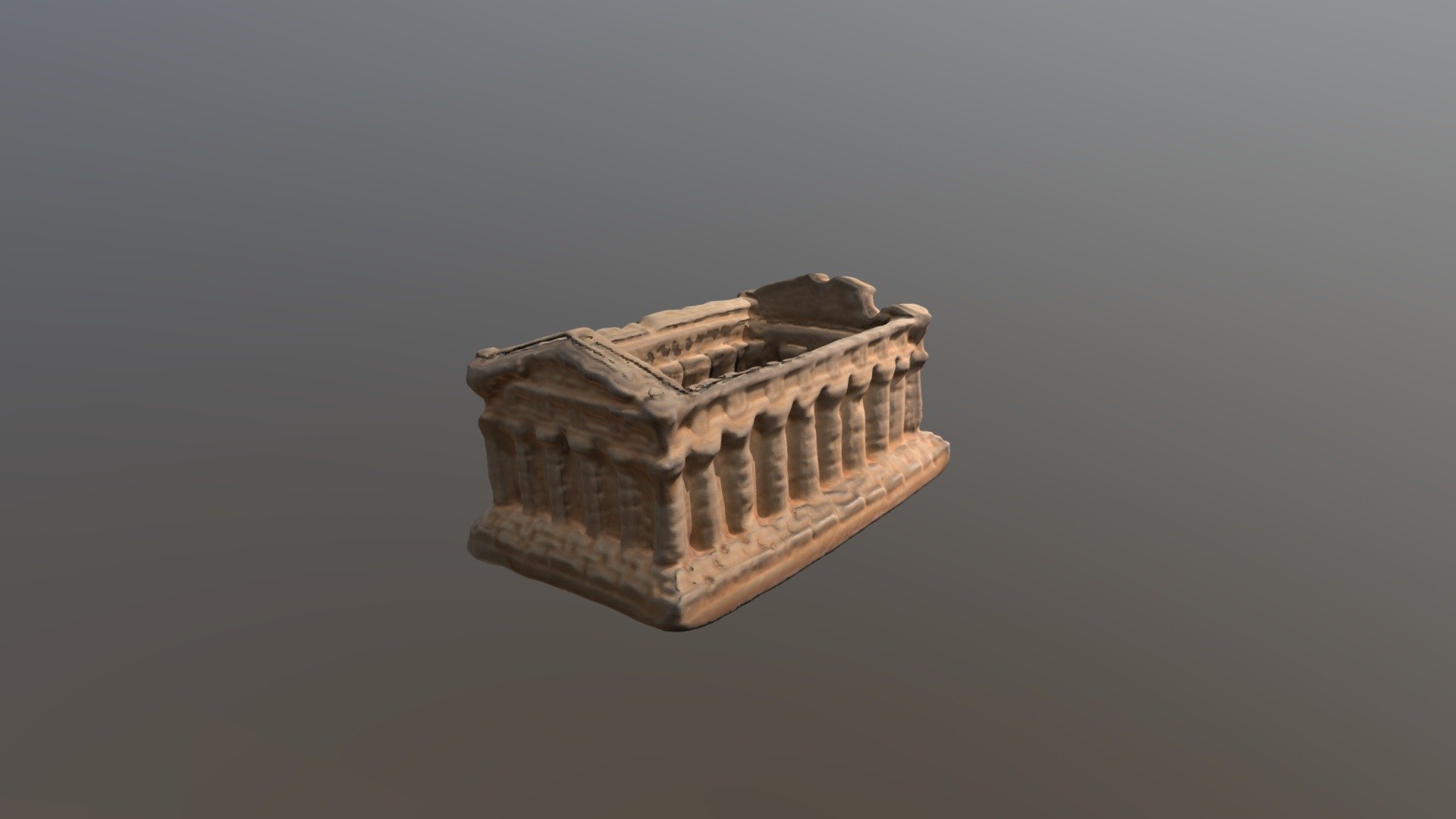 Parthenon with color - 3D model by Nuša (@nusaahcin) [6ec70b4] - Sketchfab