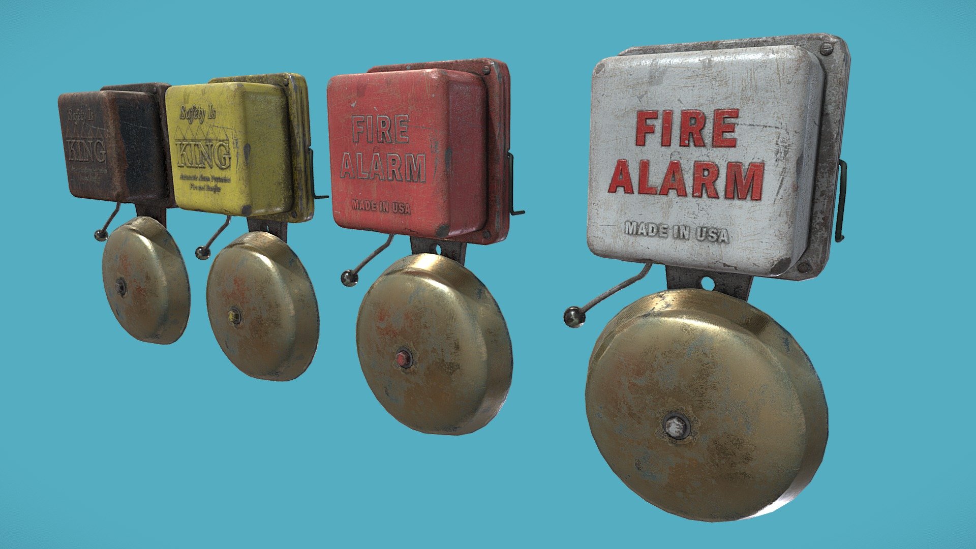 1930s Fire & Burglar / Security Alarm Systems - 3D model by Mad_Lobster ...