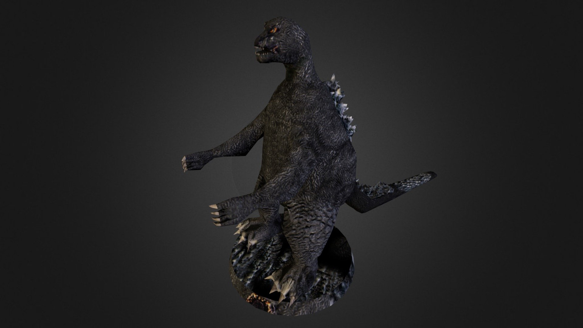 Godzilla - 3D model by valakaslove [6ec8efb] - Sketchfab
