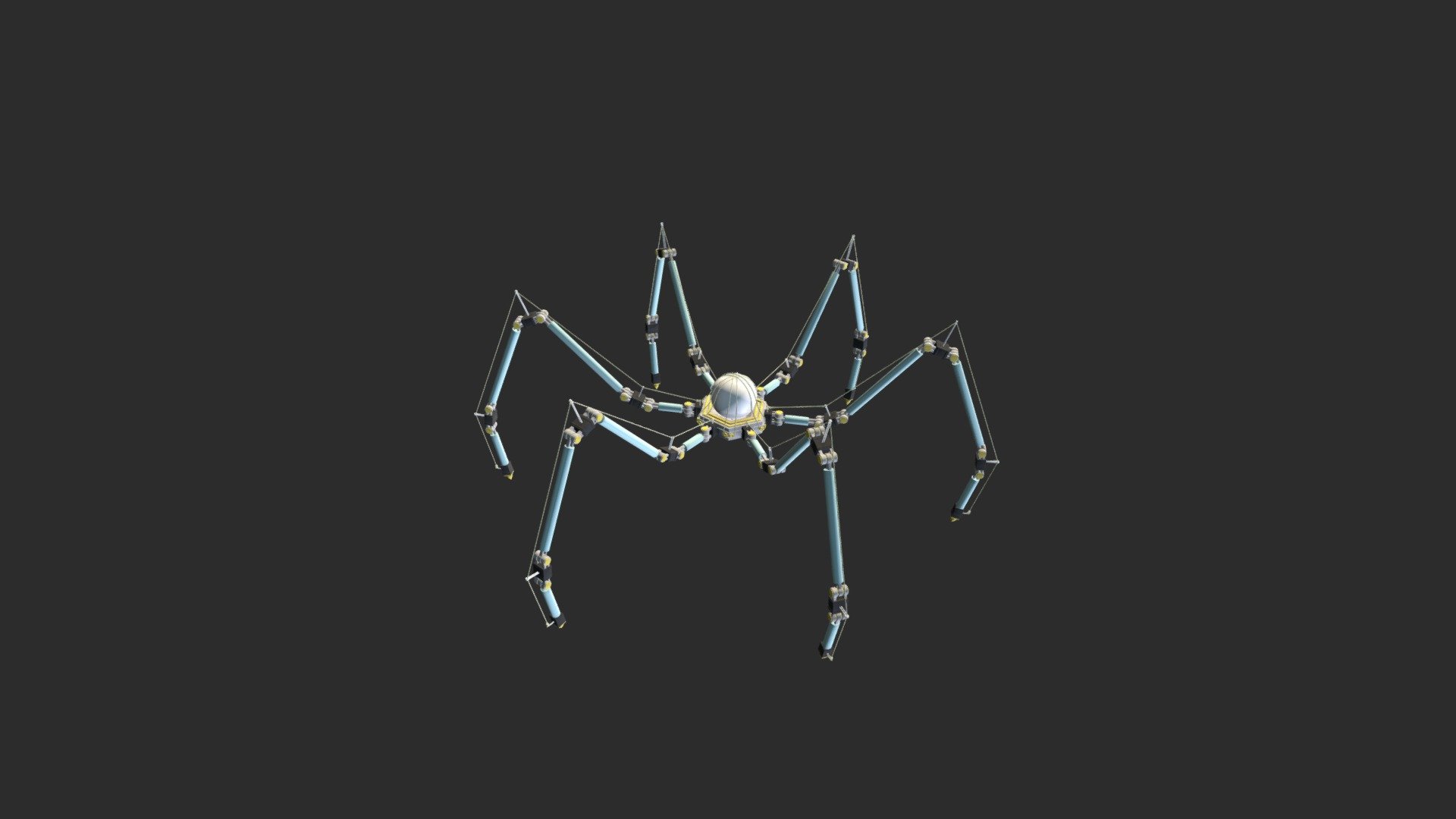 Mechanical_Creature - 3D model by Lynxfortyfive [6ec95be] - Sketchfab