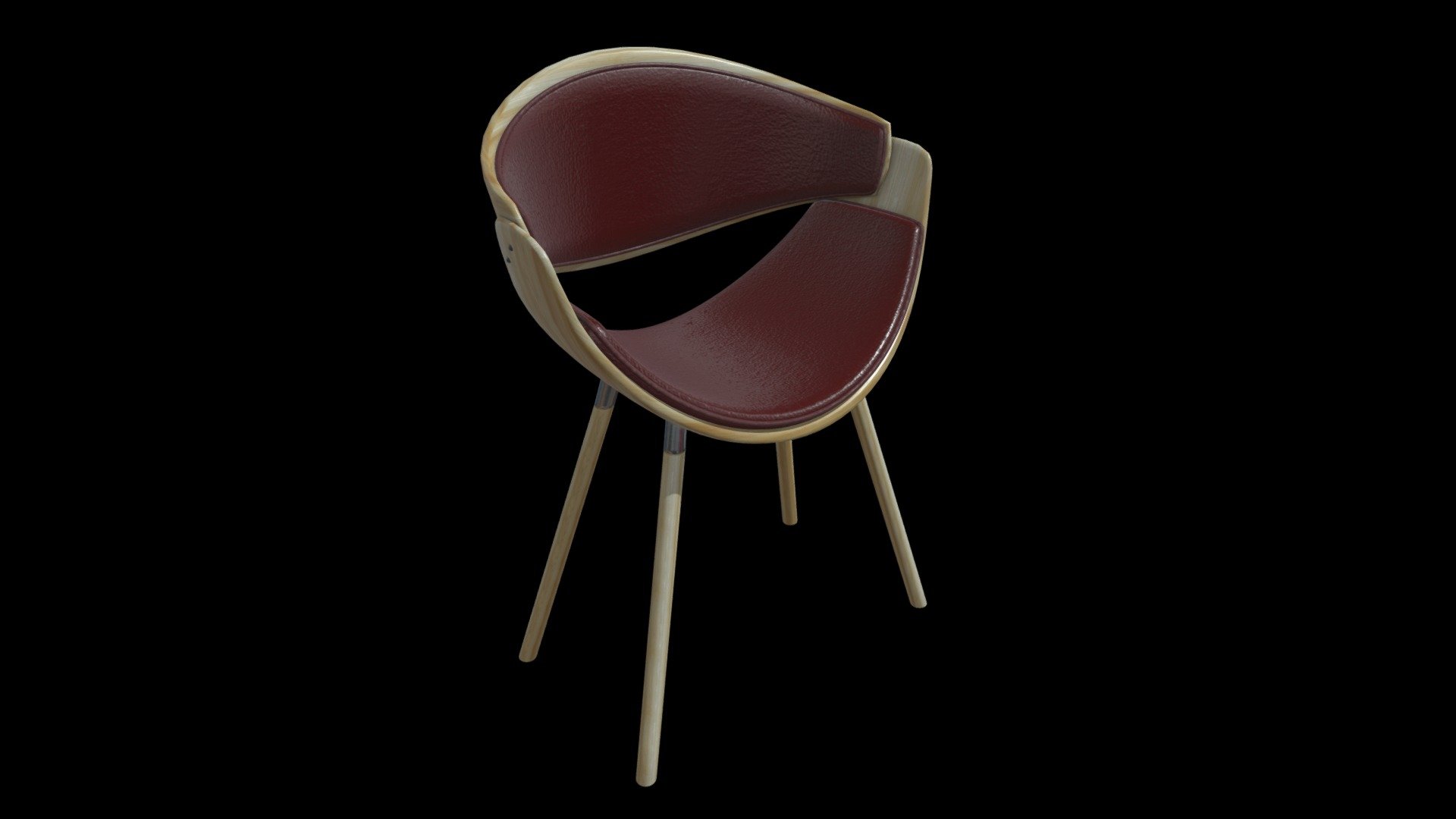 Modern-chair - 3D model by Ravi Jangid (@ravijangid.rv) [6ec9b7a ...