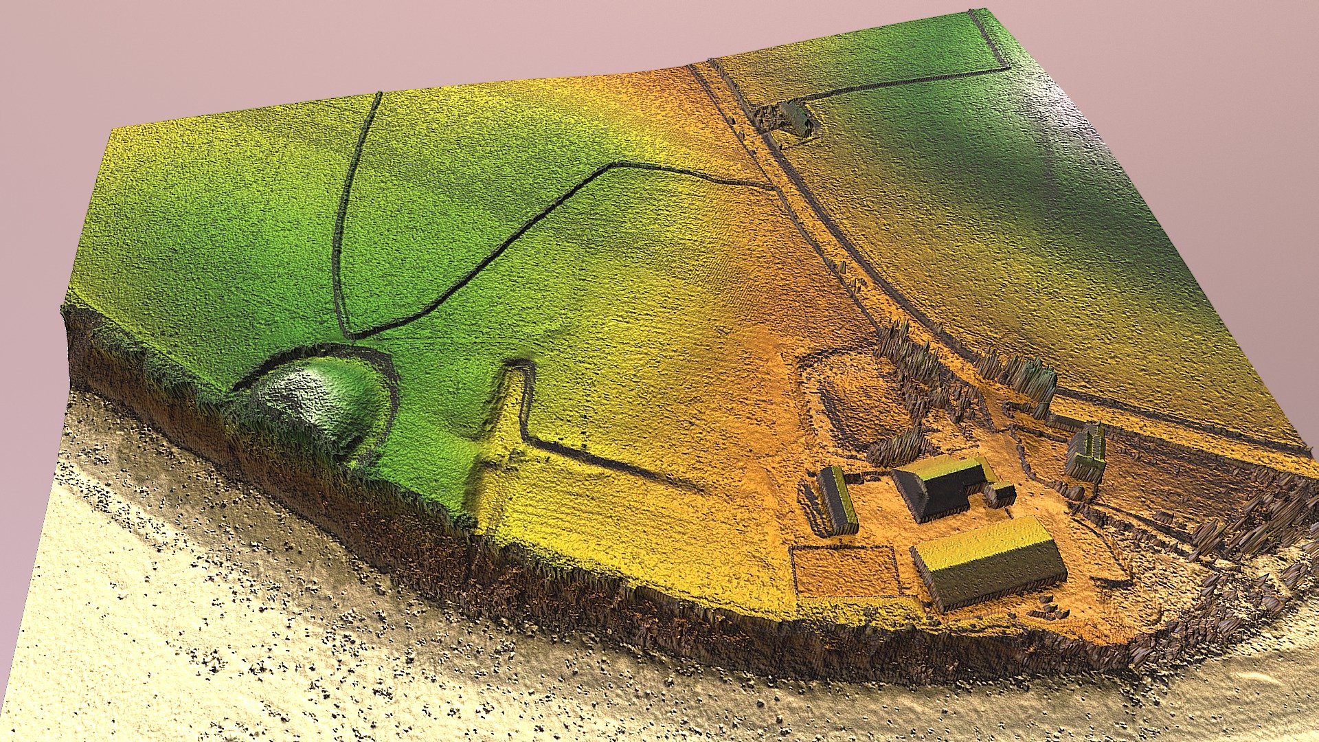 Coastal Erosion affecting historic monuments - Download Free 3D model ...
