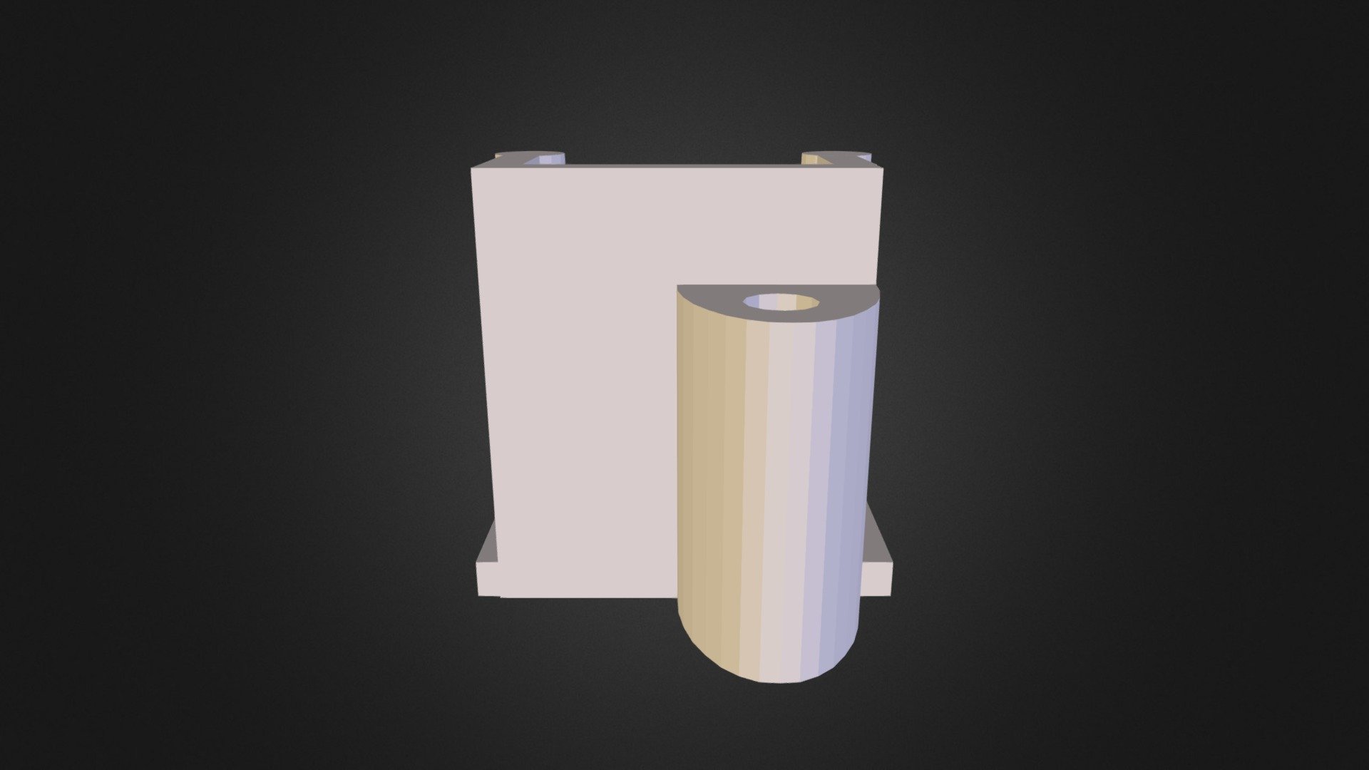 Replicator 2 flimaent tube mount - 3D model by 3dindustries [6ecb47a ...