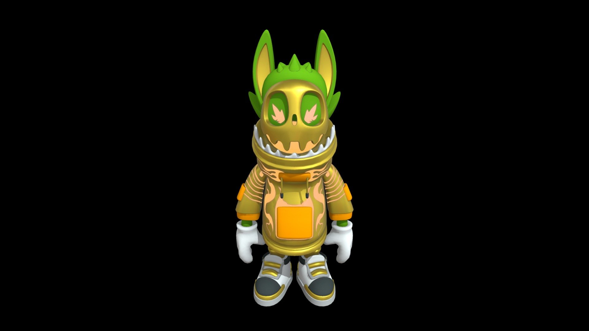 Luna Grins DRiP Gold - Download Free 3D model by DRiP_haus [6ecbe57 ...
