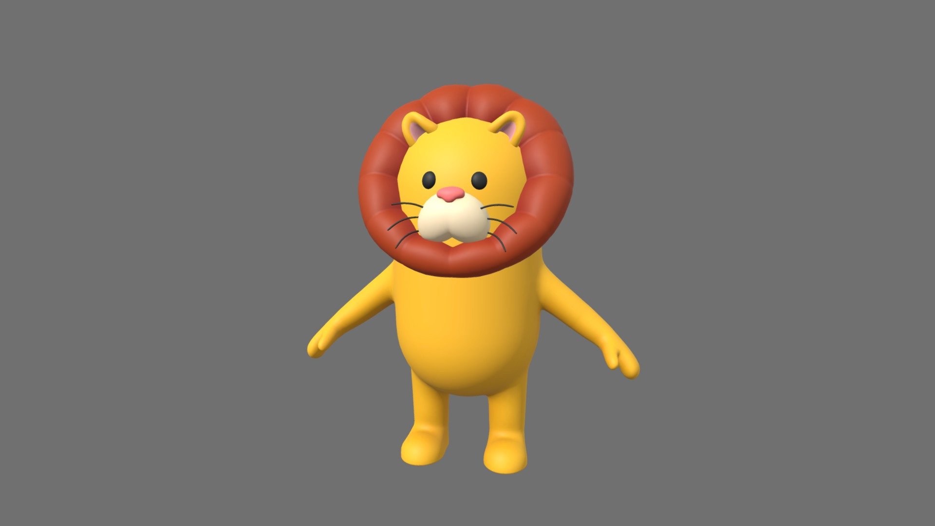Lion Character - Buy Royalty Free 3D model by bariacg [6ecd57b ...