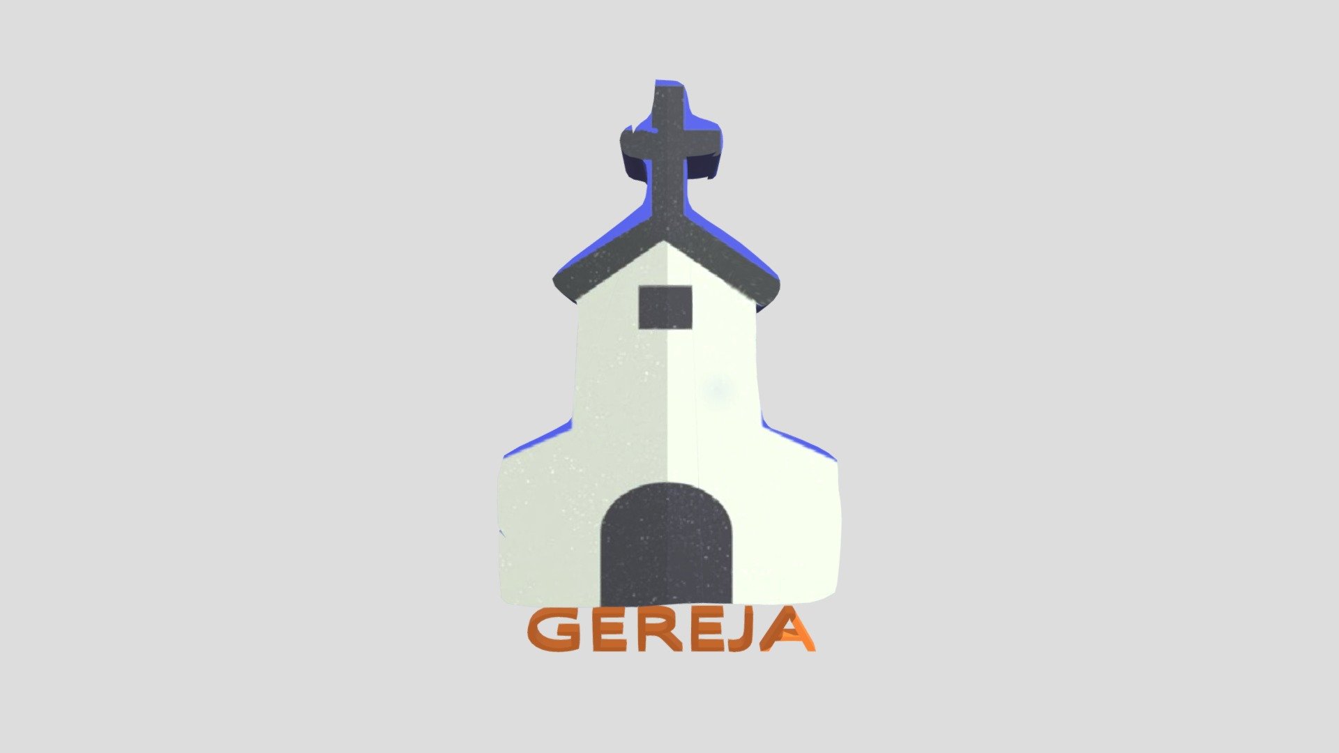 GEREJA - 3D model by f1121201004 [6ecd9b5] - Sketchfab