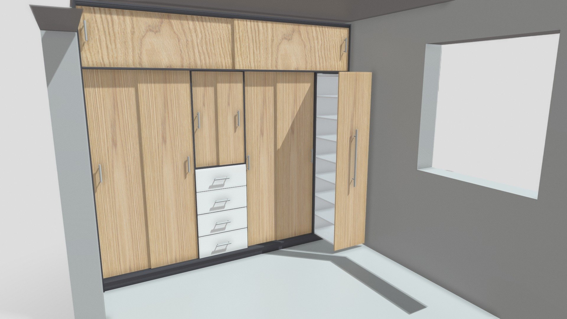 Closet 1 - 3D model by Plastilino [6ed0507] - Sketchfab