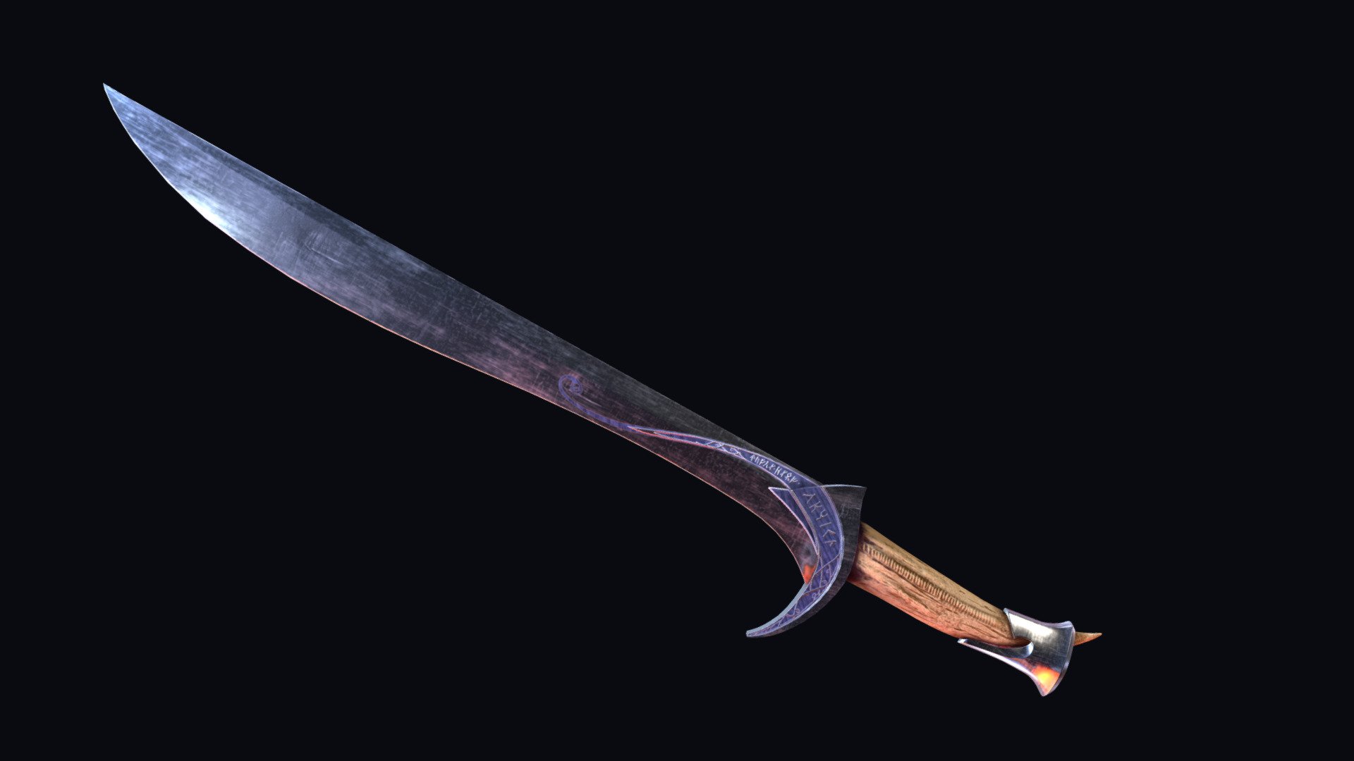 Thorin_Orcish_Sword - Download Free 3D model by Brice_VIARD [6ed209b] - Sketchfab